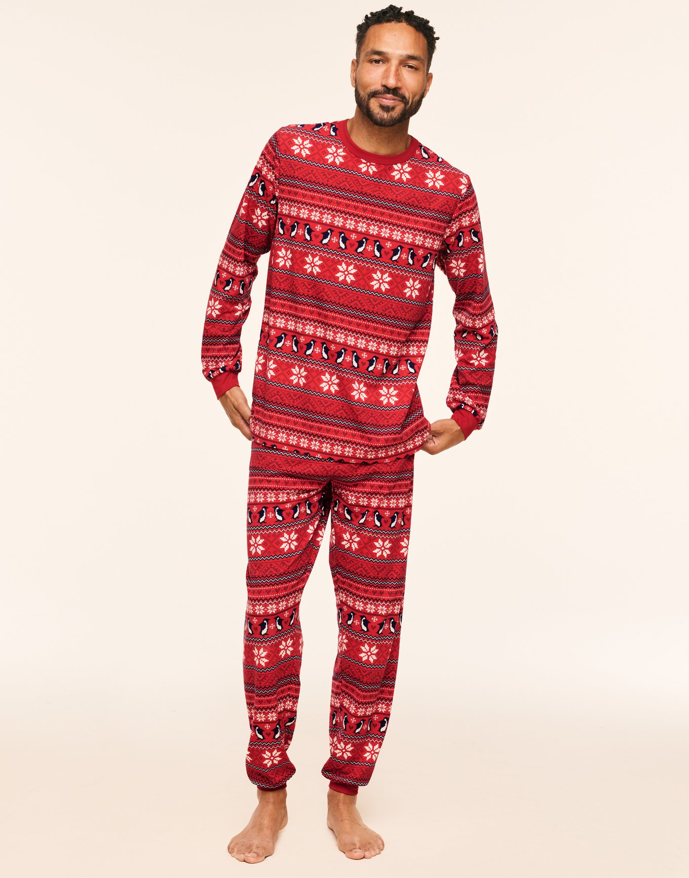 Mens PJ Novelty Red Men's PJ Set, XS-XL | Adore Me