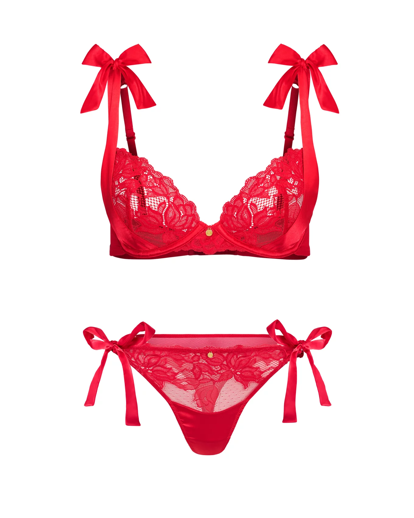 Moxie Dark Red Unlined Demi, 32A-38DD | Adore Me