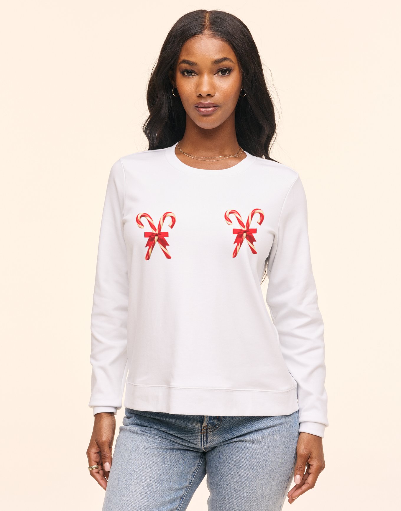 Adore Me Graphic Sweatshirt Novelty Red 2 Sweatshirt, XS-XL | Adore Me