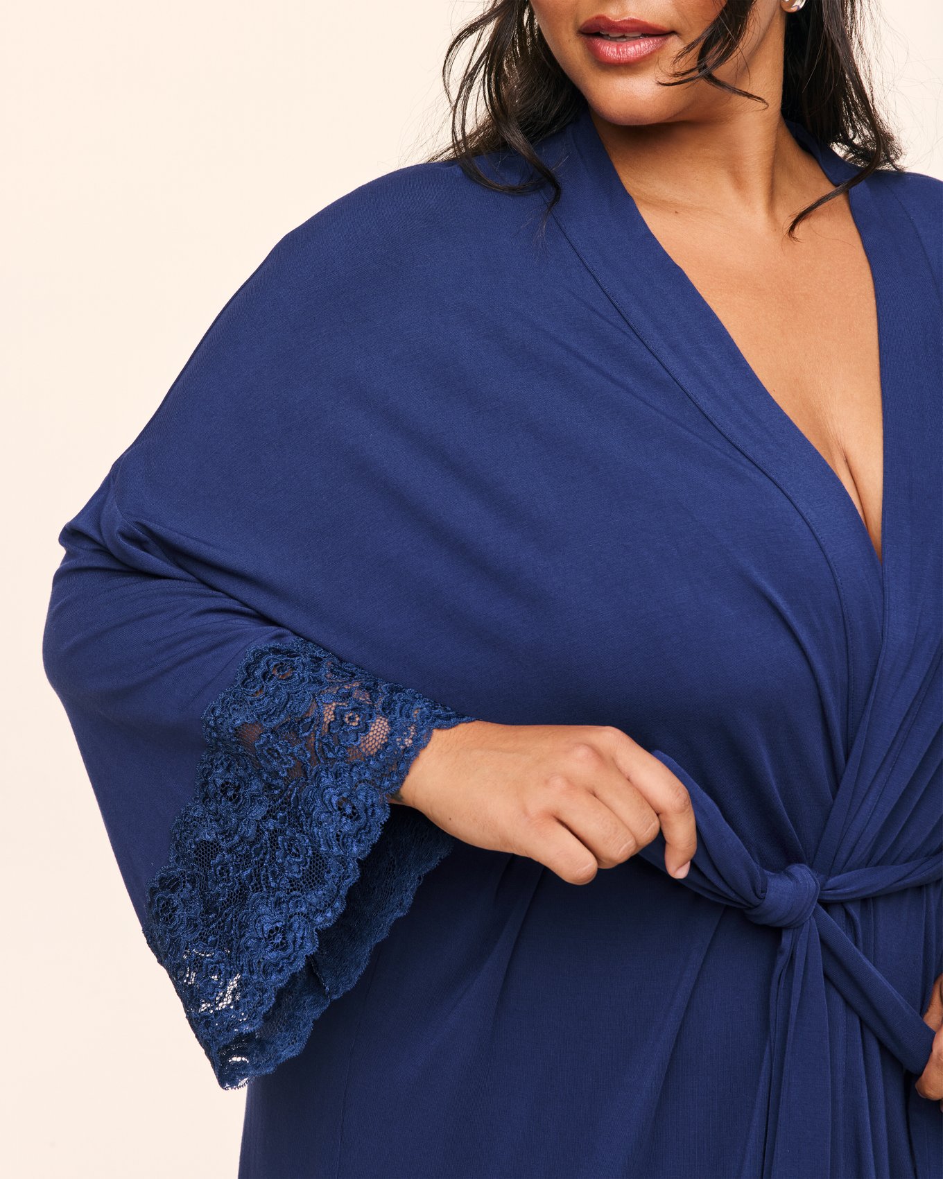 Olenna Dark Blue Robe, XS-4X | Adore Me