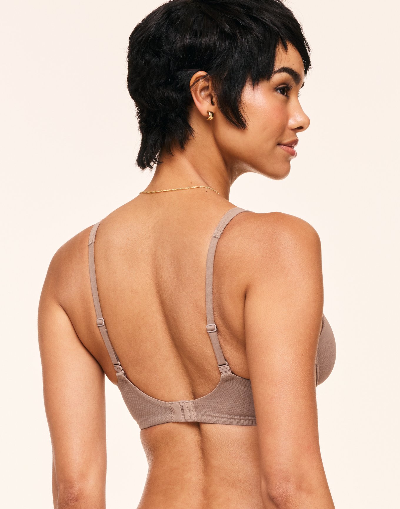 Ivy Medium Beige 2 Unlined Plunge, 32C-38B | Adore Me