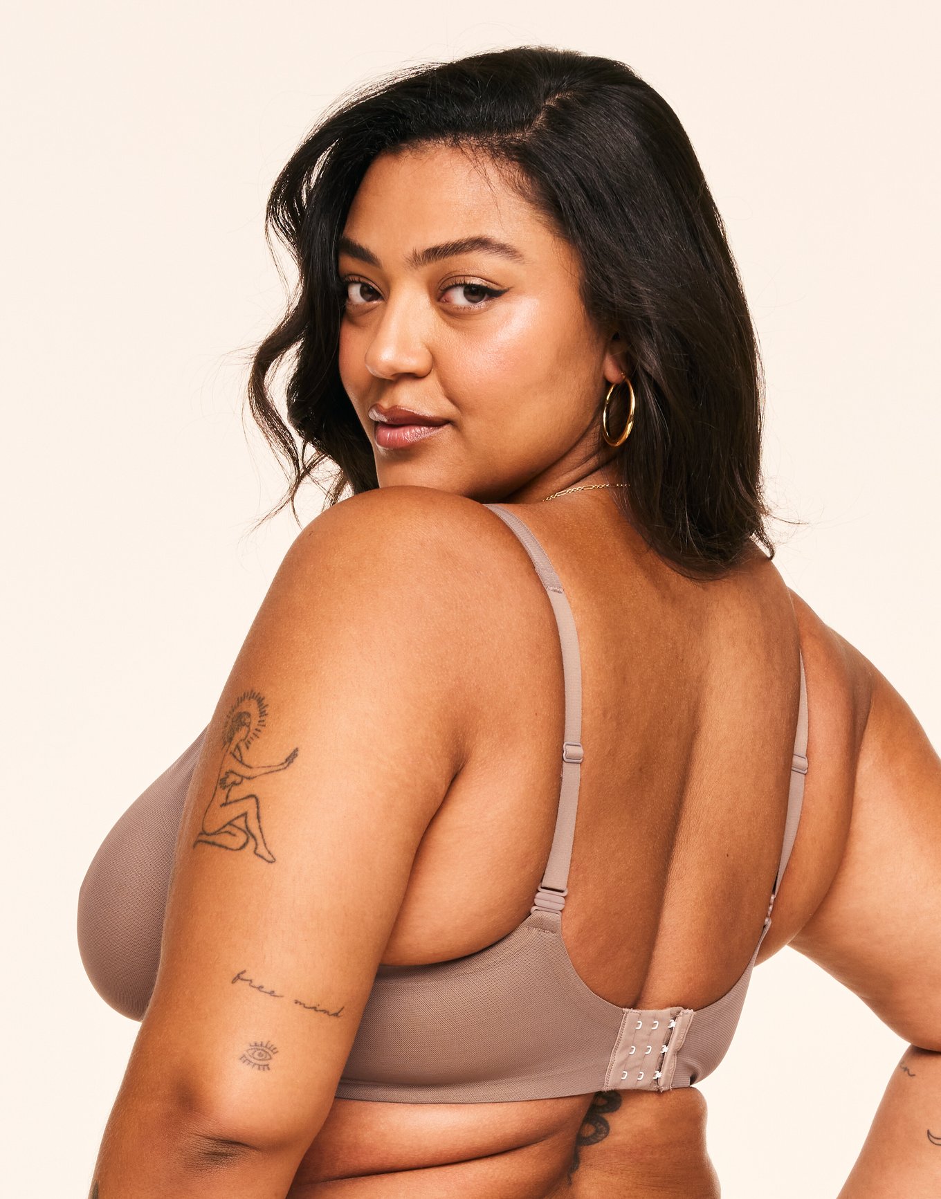 Ivy Medium Beige 2 Plus Unlined Plunge, 40DD-40DDD | Adore Me