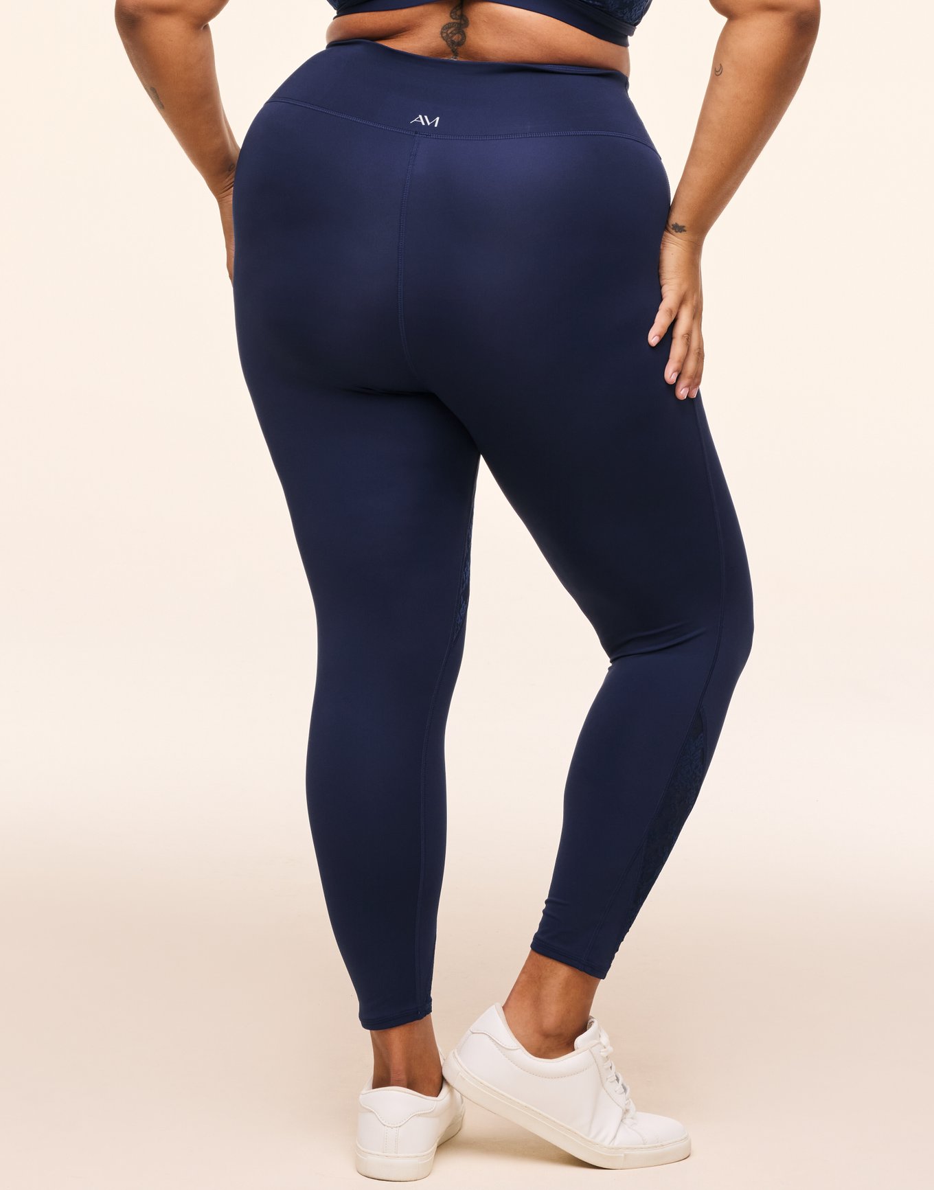 Mari Legging Dark Blue 2 Plus Mari Lace Legging | Adore Me