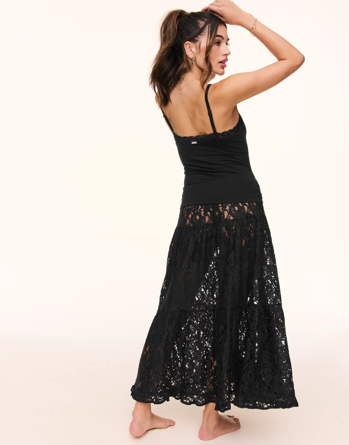 Isadora Black Cami and Skirt Set, M-XL | Adore Me