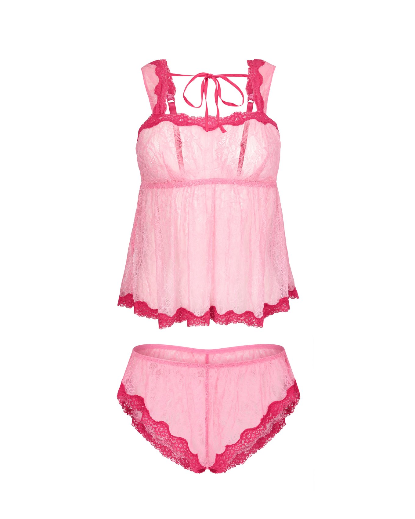Ettie Medium Pink Camisole And Shorts Set Xs Xl Adore Me