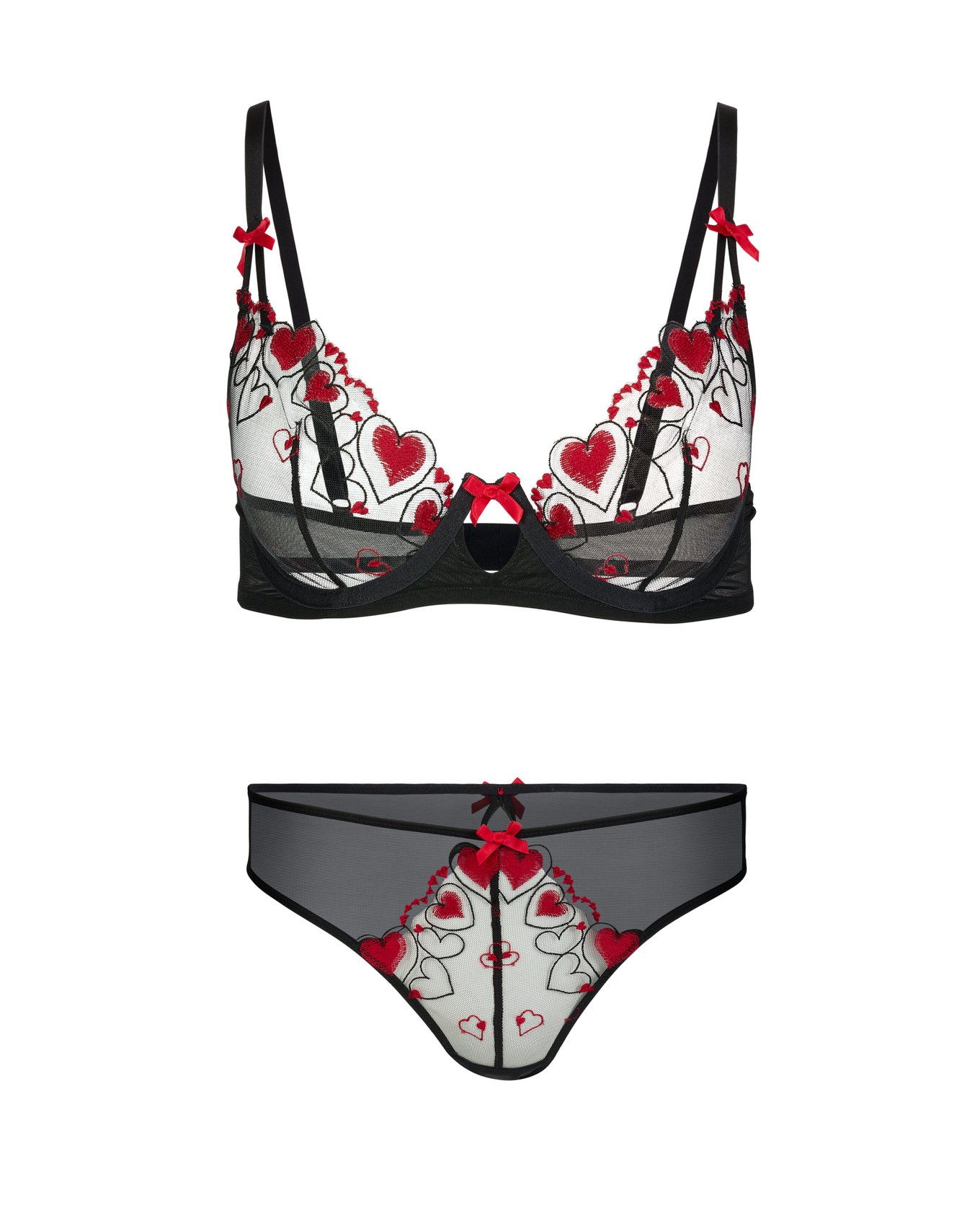 Esmay Black Plus Unlined Plunge, 38DD-46DDD | Adore Me