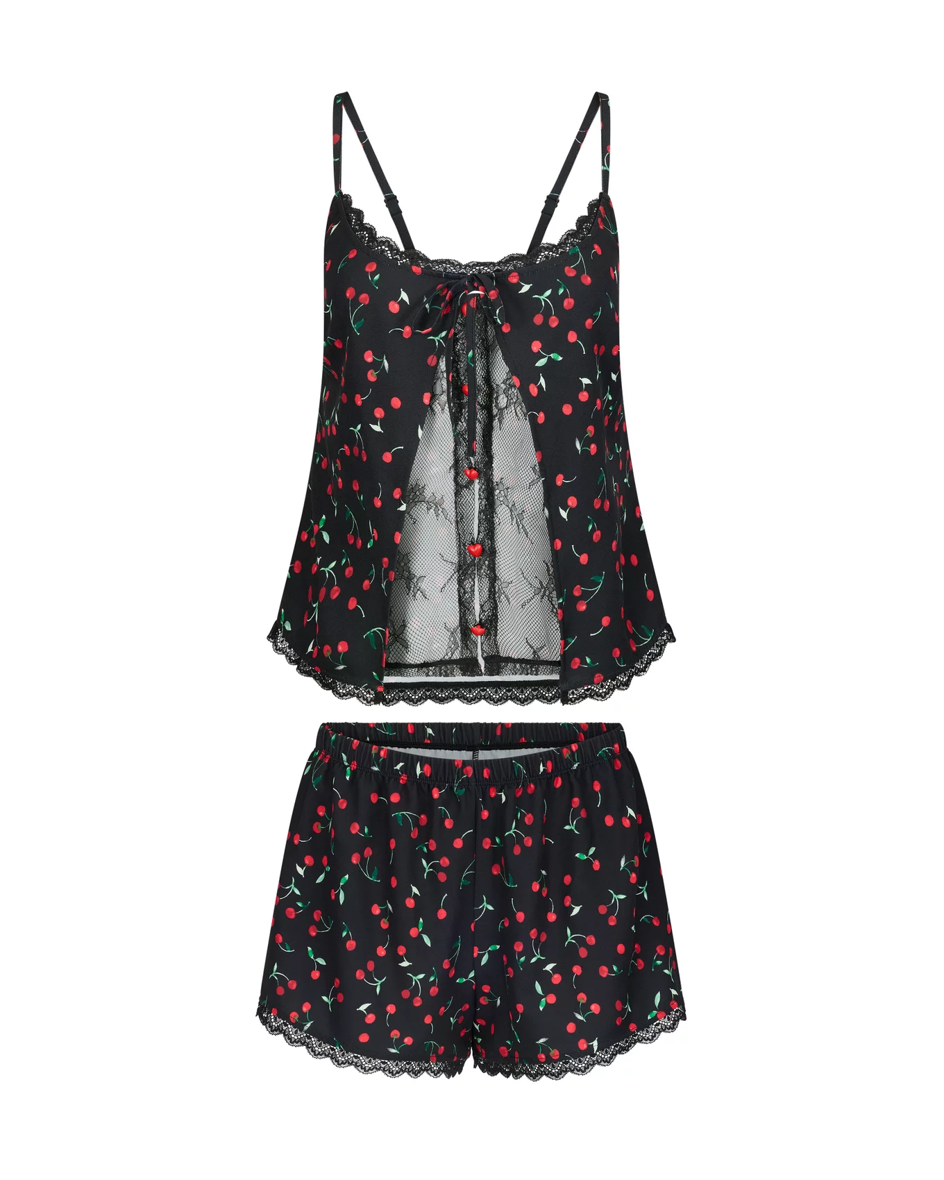 Kiora Novelty Black PJ Set, XS-4X | Adore Me