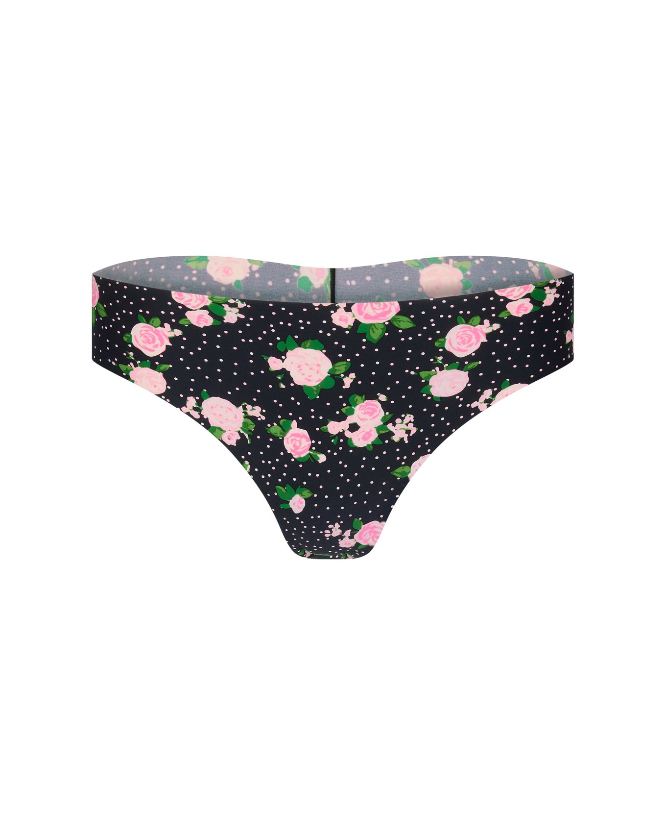 Francine Invisible Pack Thong Floral Pink Thong (Pack of 3), XS-XL ...