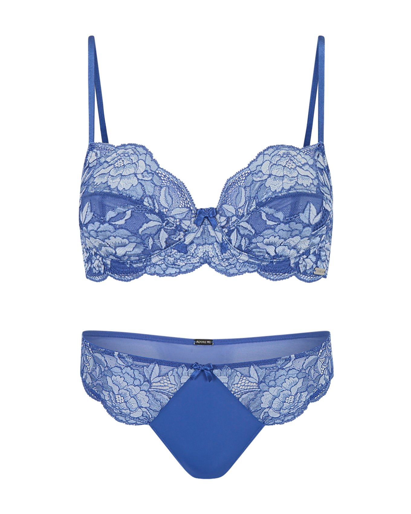 Chelsi Dark Blue Plus Unlined Demi, 42G-42H | Adore Me
