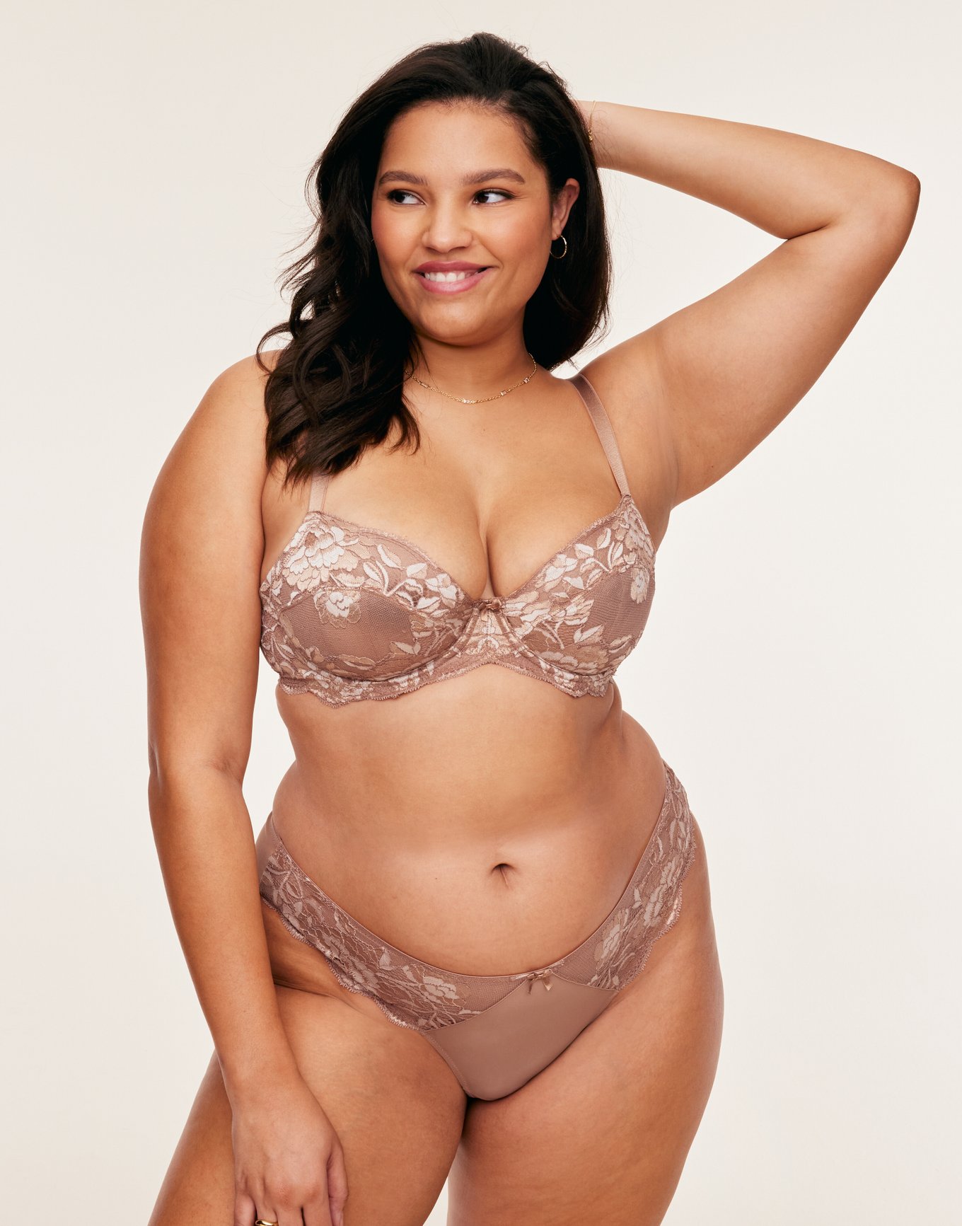 Chelsi Medium Beige Unlined Demi, 30A-32D | Adore Me