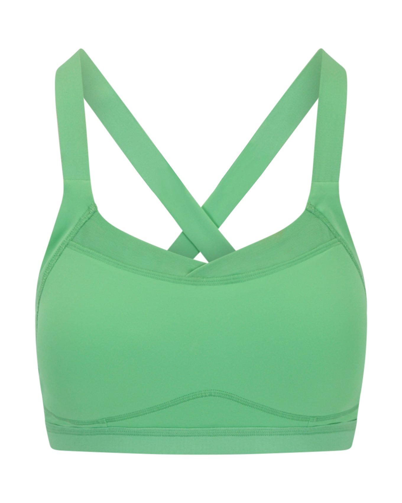 Brylee High Support Medium Green High Support Sports Bra, 32B | Adore Me