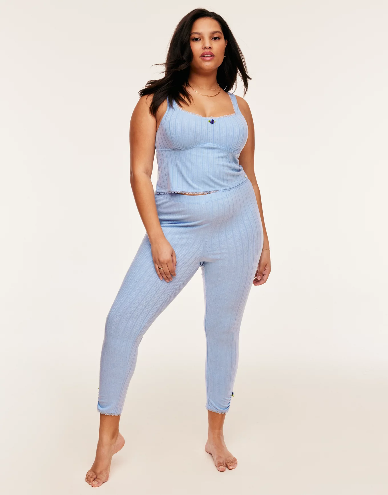 Gema Medium Blue PJ Set, XS-4X | Adore Me