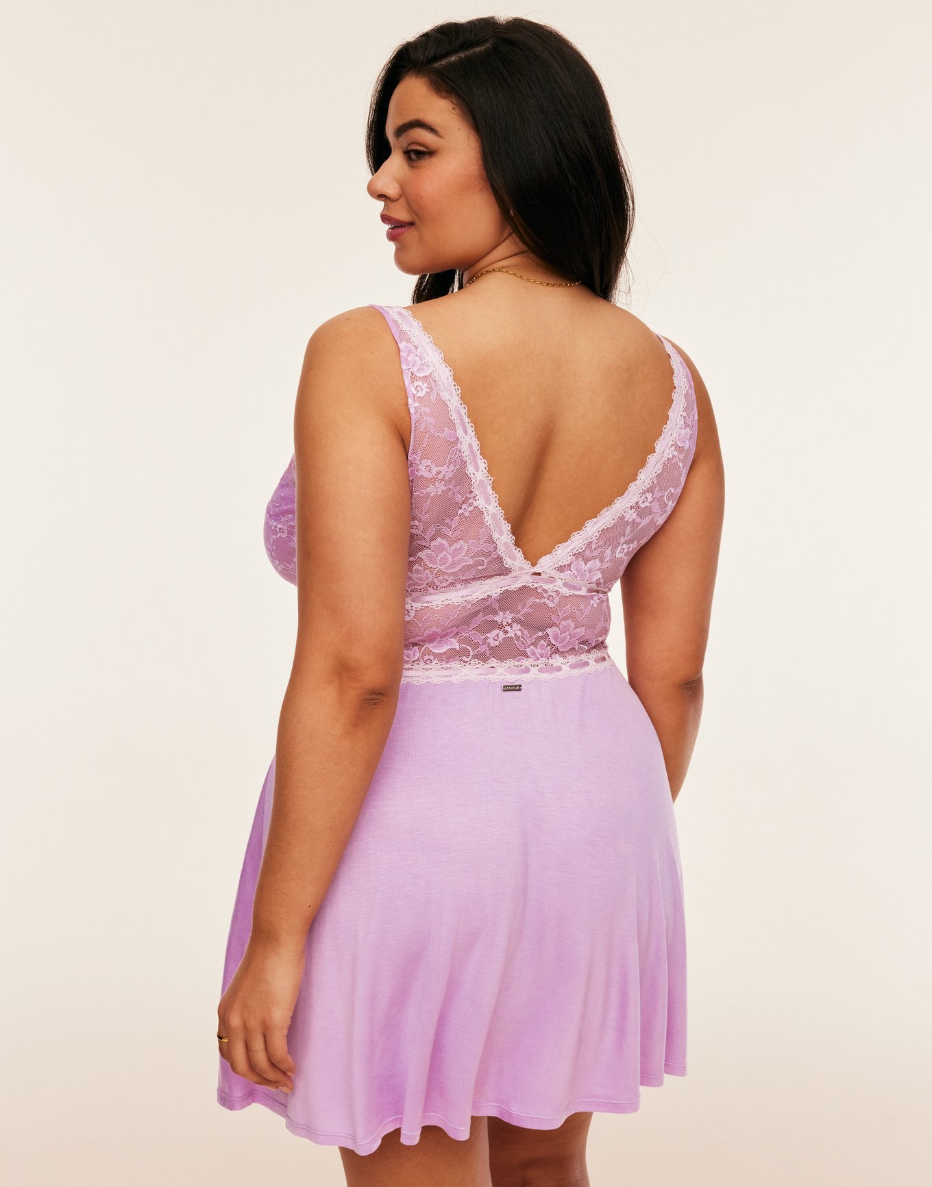 Eliana Medium Purple Plus Slip, 1X | Adore Me