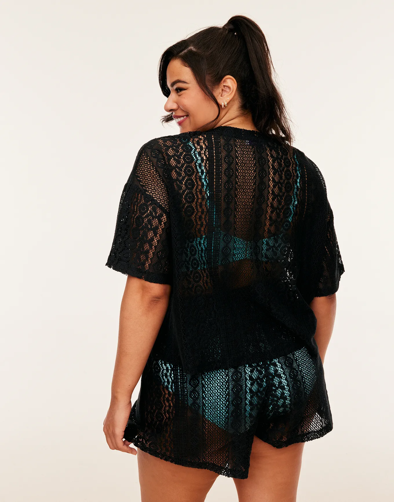 Nika Black Plus Top And Short Set 3x Adore Me