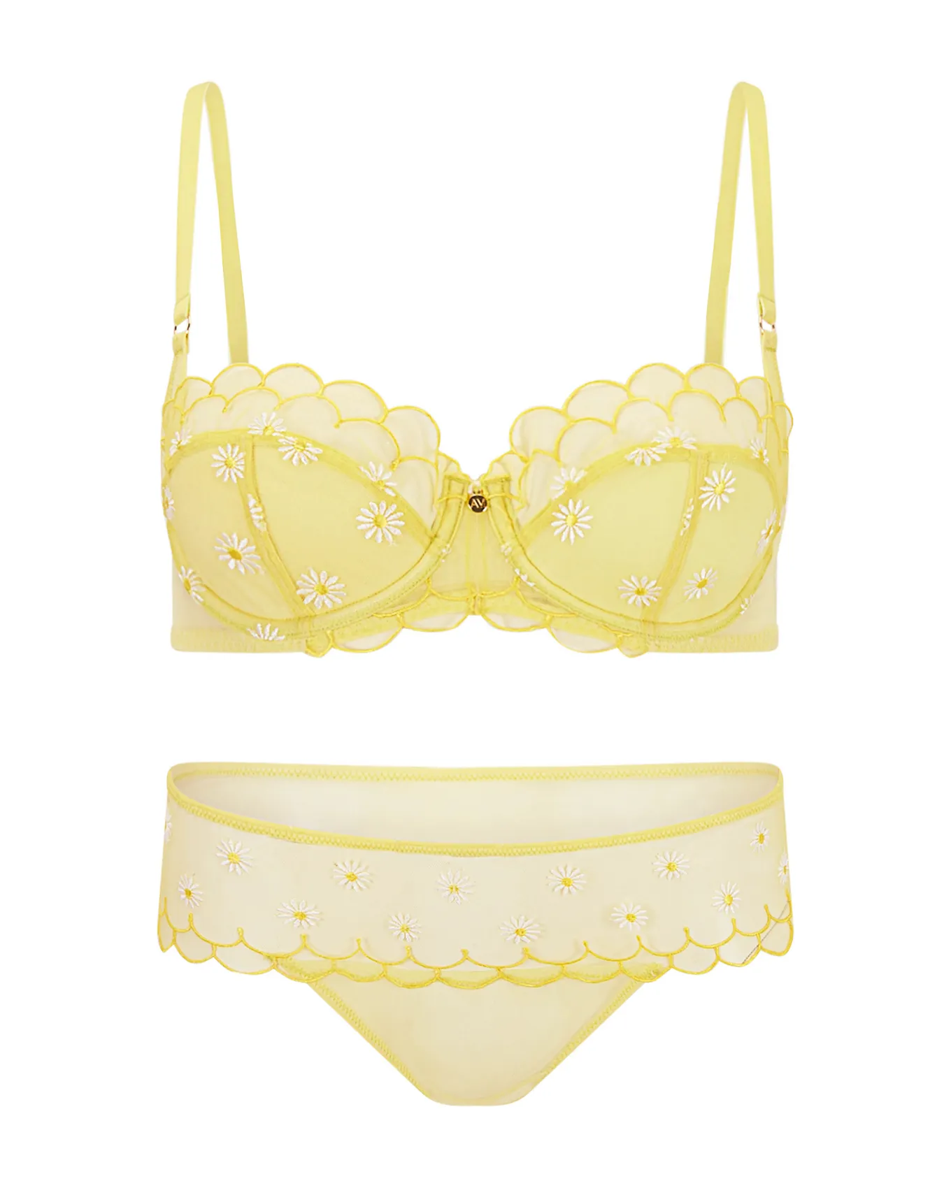 Bettie Light Yellow Contour Bra Contour Balconette, 30A-46DDD | Adore Me