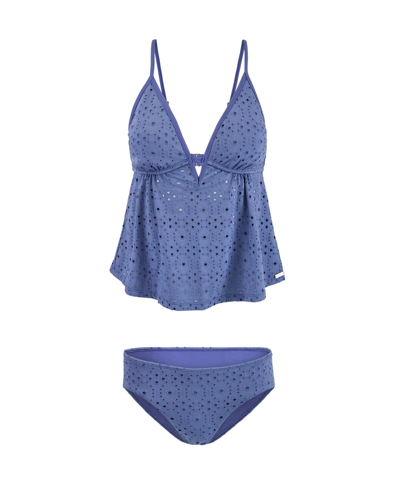 Bailee Dark Blue Plus Tankini | Adore Me