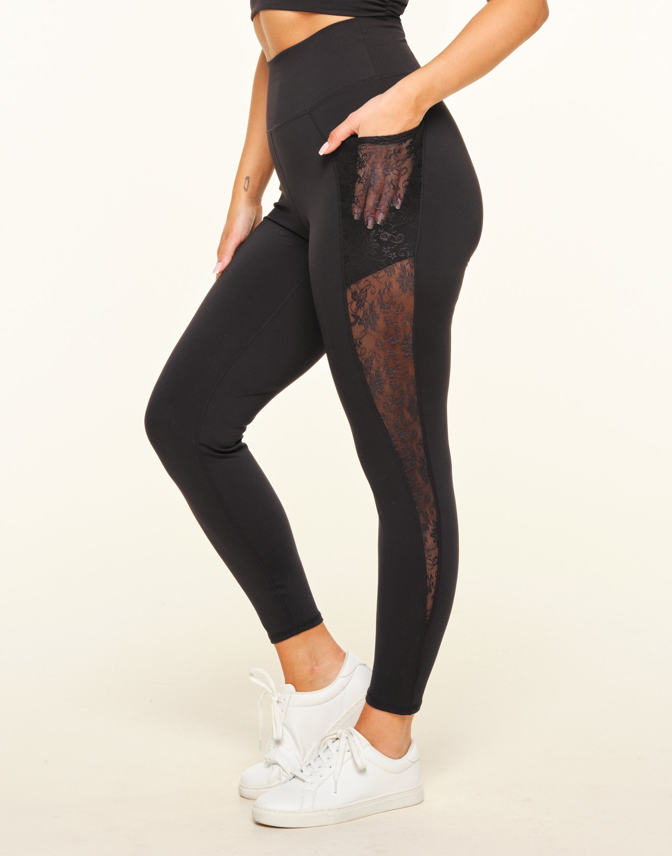 Deanna Black Plus Legging, 1X-4X | Adore Me