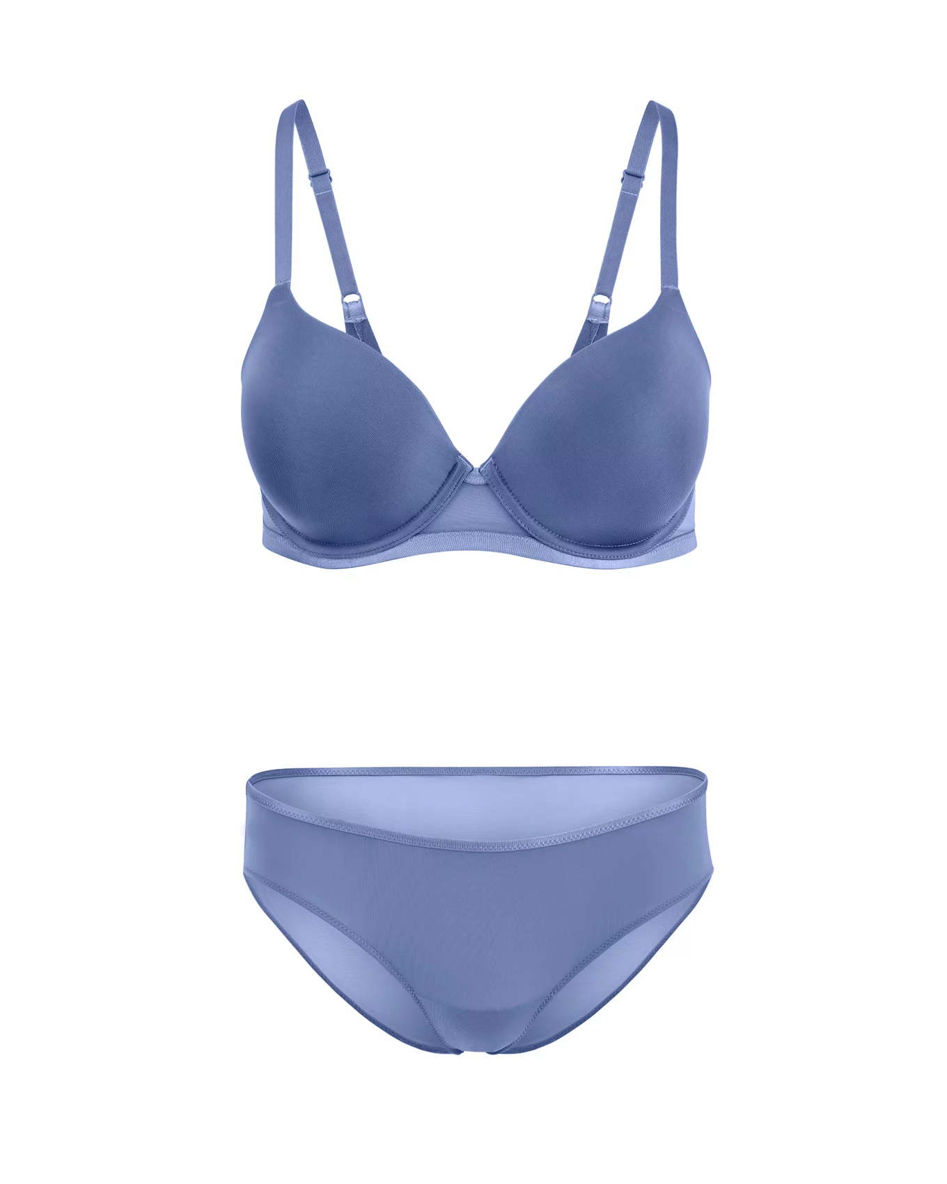 Elora Dark Blue Wireless Push Up Plunge, 34DDD-36A | Adore Me