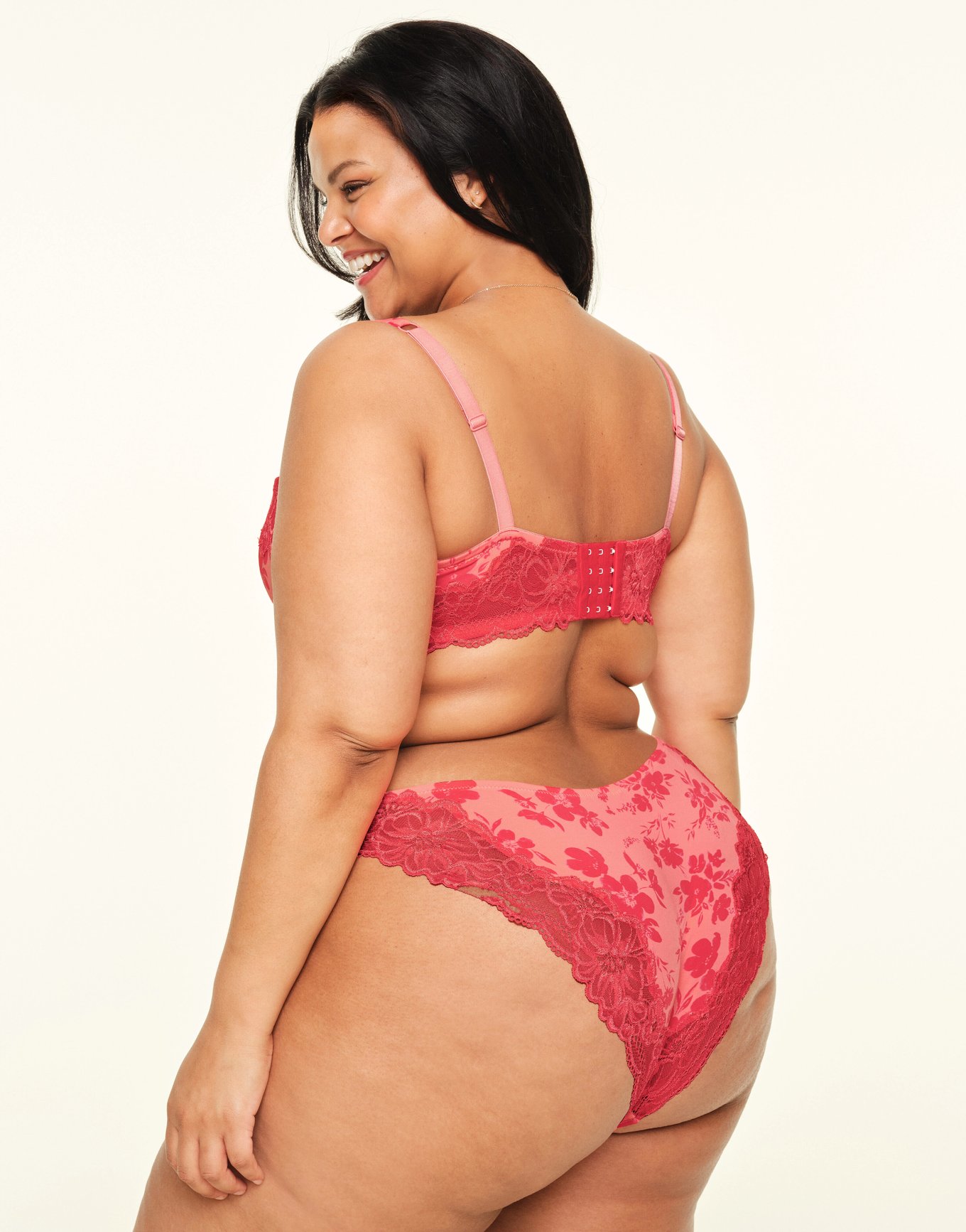 Mathilda Floral Red Plus Contour Balconette, 38G-44D | Adore Me