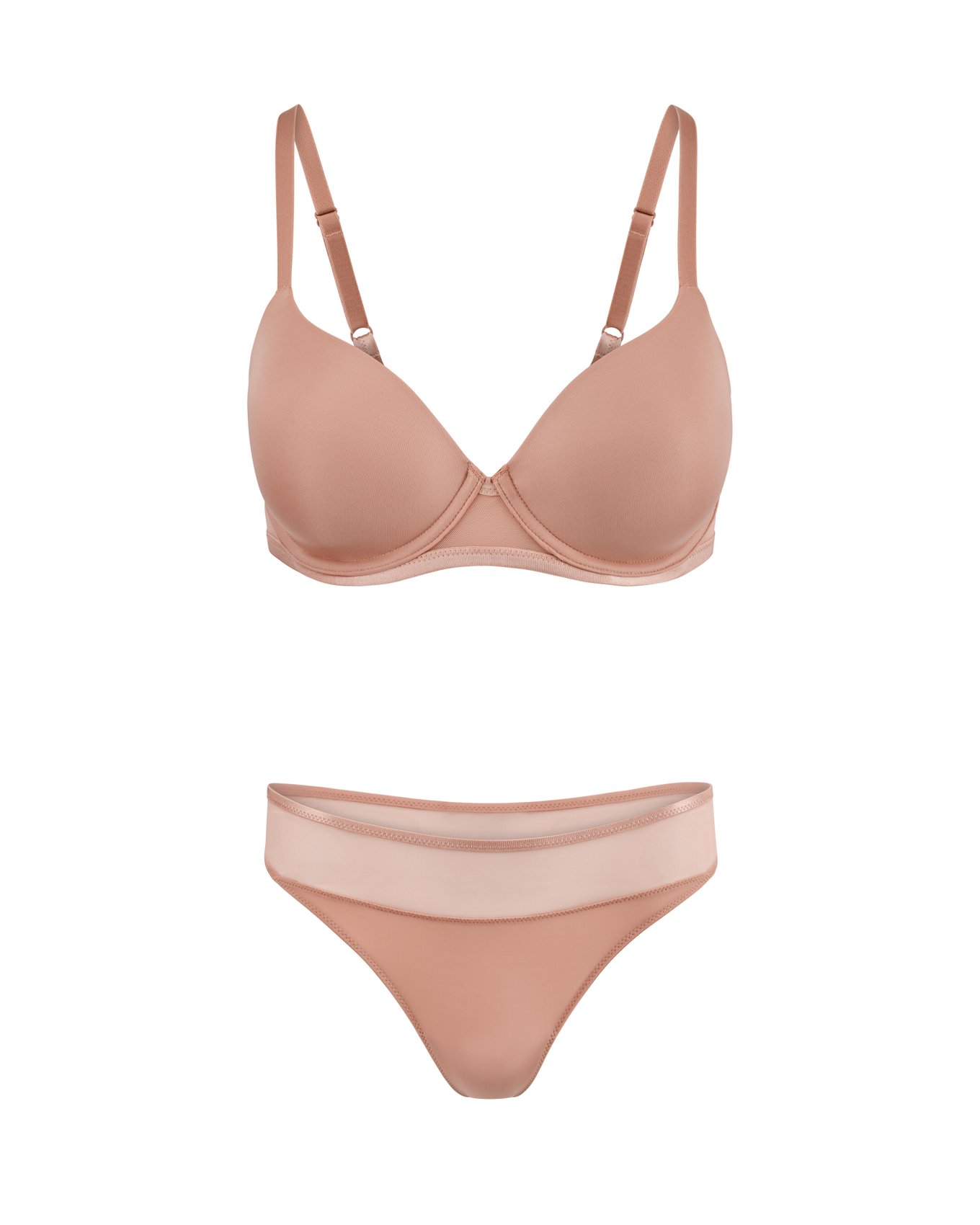 Fallon Medium Beige Contour Full Coverage, 32B-34DD | Adore Me