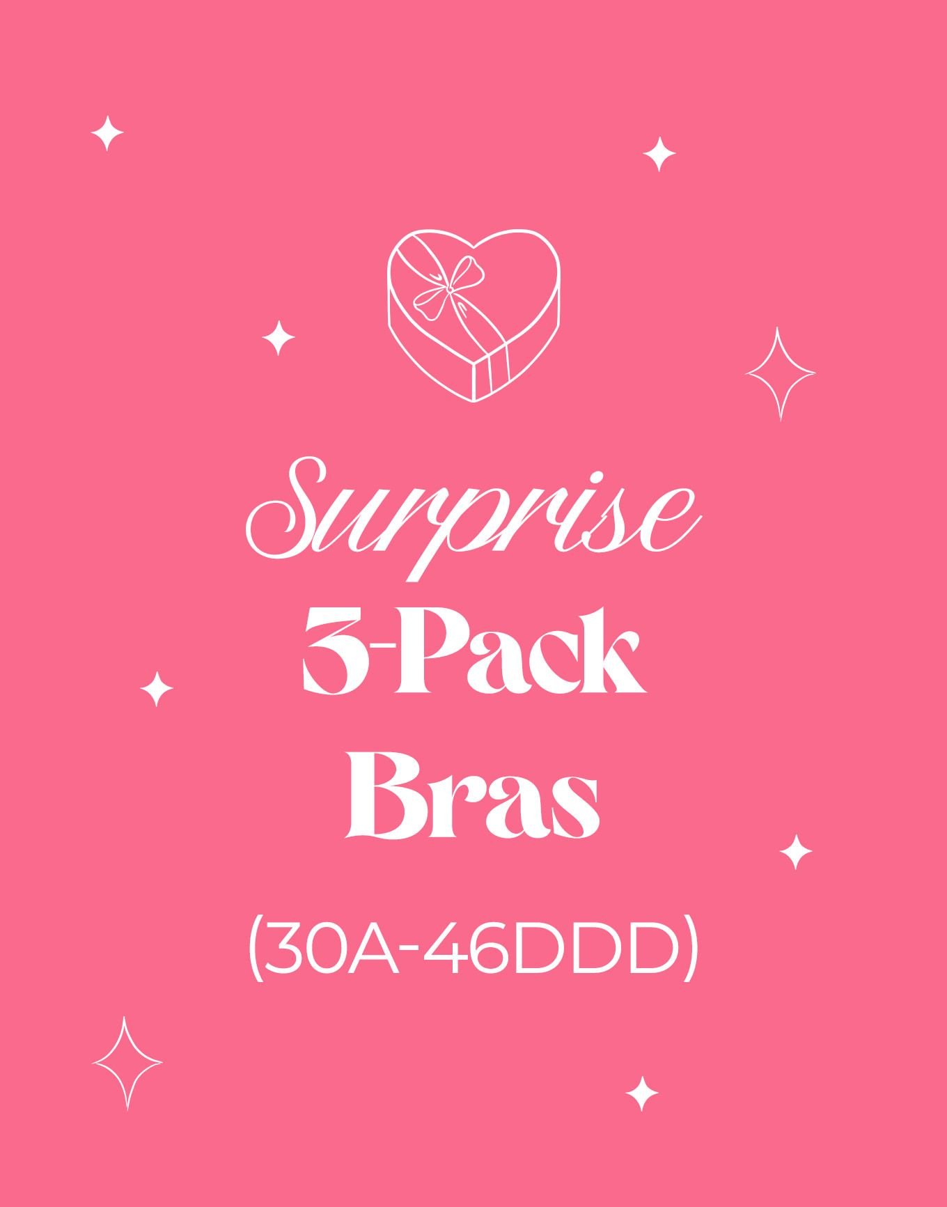 3-Pack Surprise Bra Mix 3 bra pack, 30A-36G | Adore Me