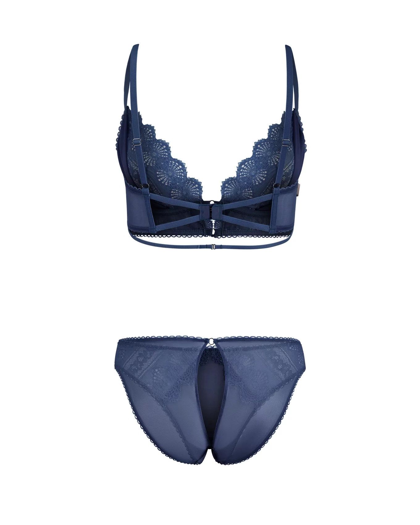 Kinley Dark Blue Unlined Plunge, 32B-38D | Adore Me