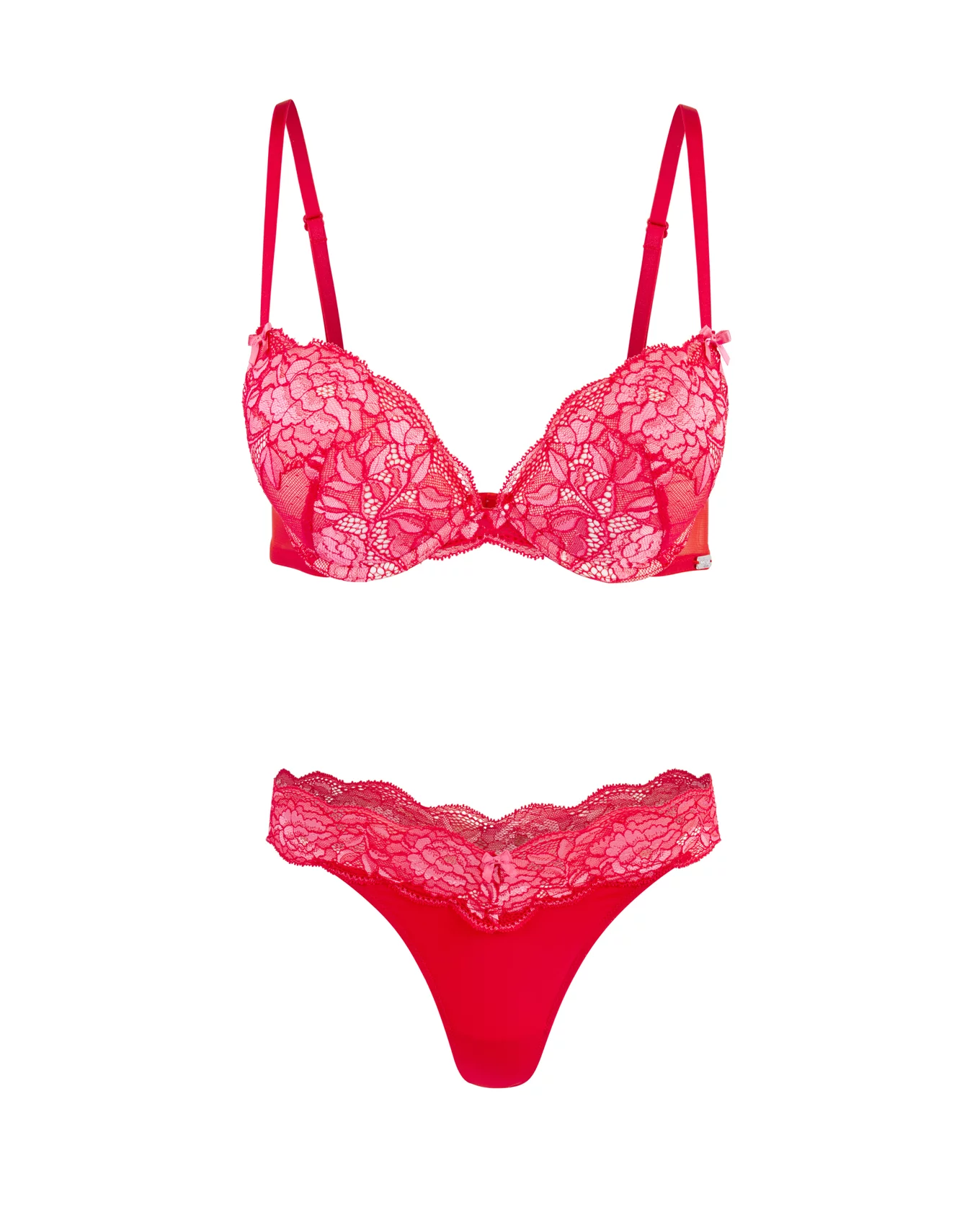 Jaya Dark Red Push Up Plunge, 32B-38D | Adore Me