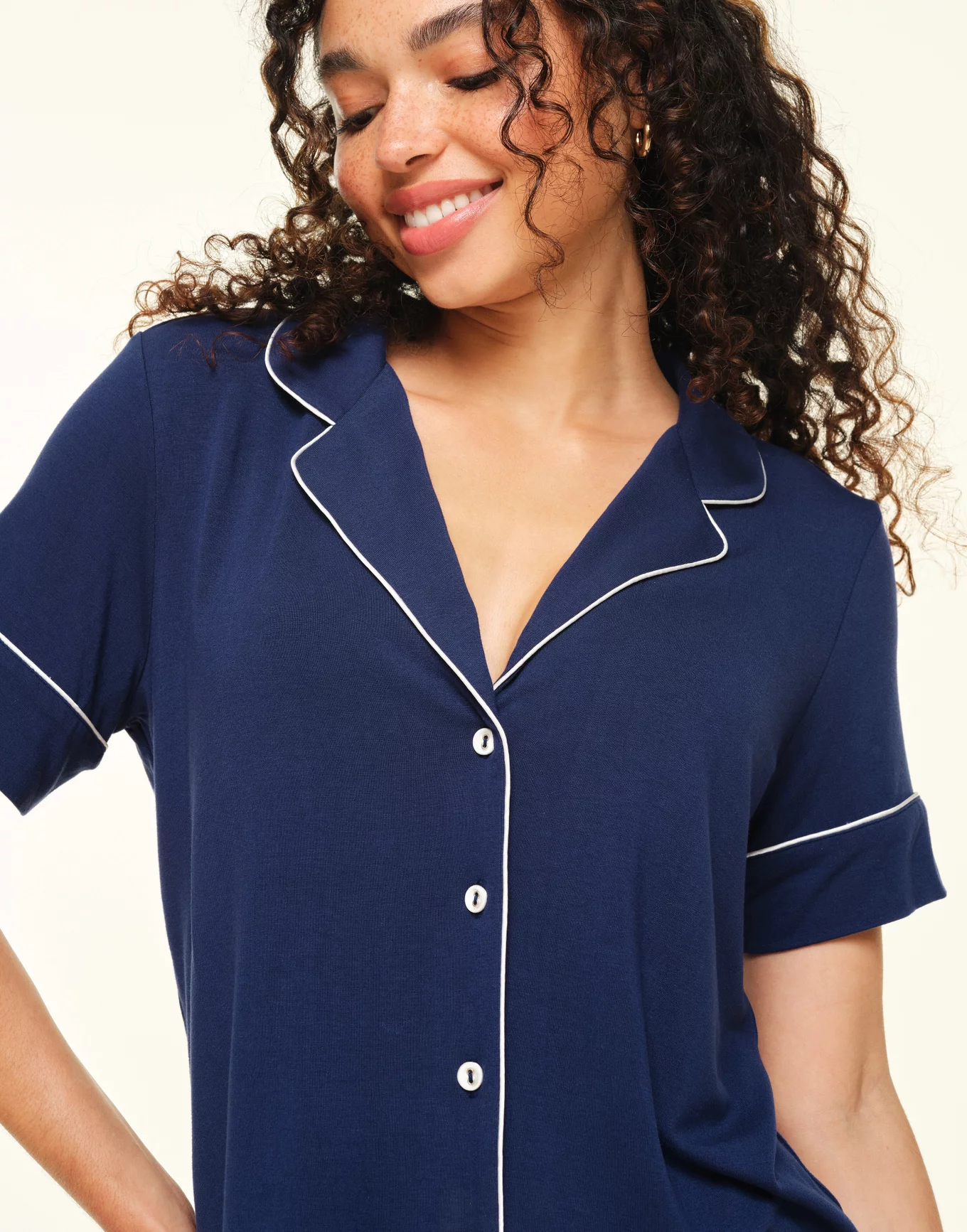 Jane Dark Blue PJ Set, XS-4X | Adore Me