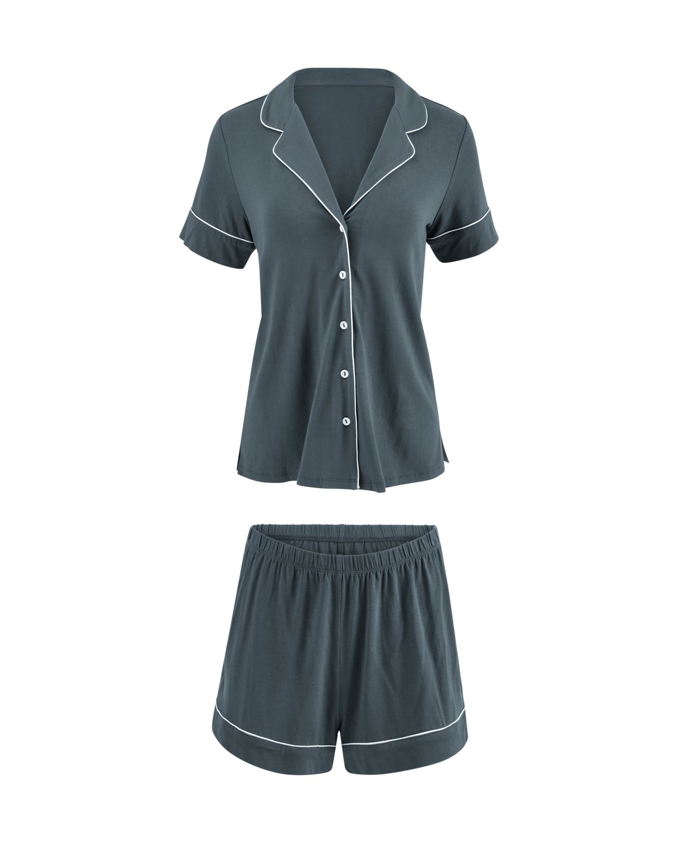 Jane Dark Gray PJ Set, XS-4X | Adore Me