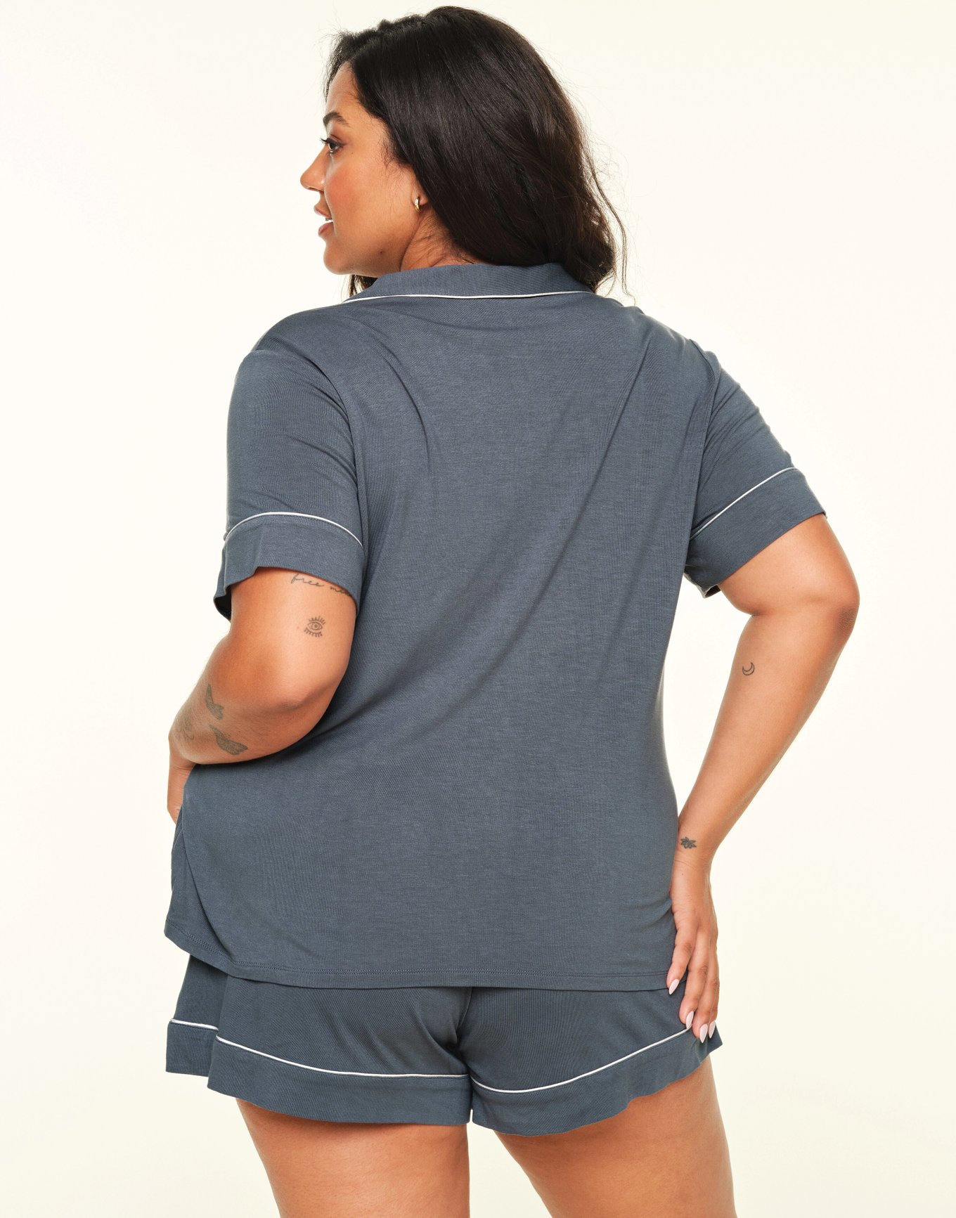 Jane Dark Gray PJ Set, XS-4X | Adore Me