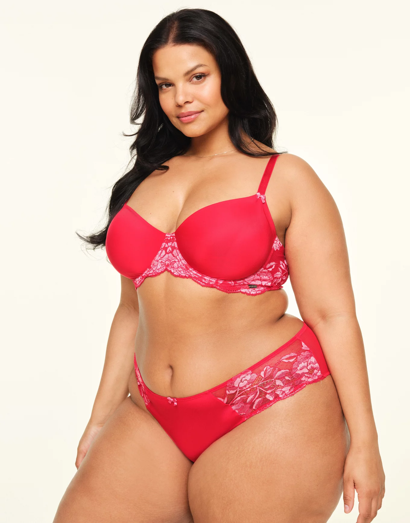 Missy Dark Red Plus Unlined Demi, 38DD-42G | Adore Me