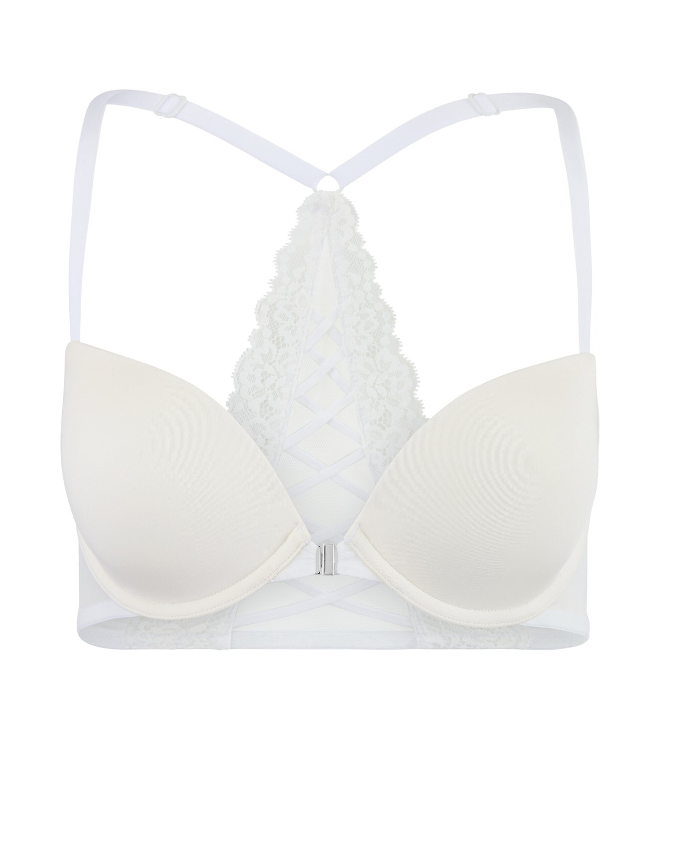 Alara White Contour Bra, 30A-46DDD | Adore Me