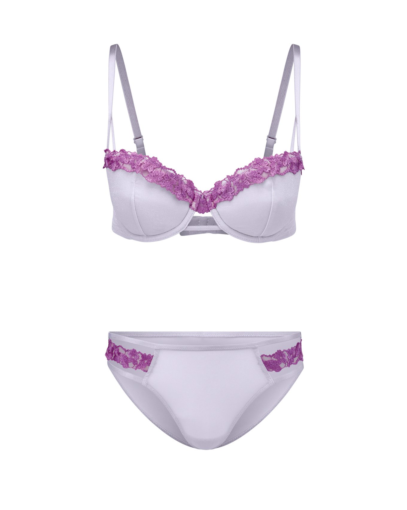 Eva Medium Purple Push Up Bra Push up Balconette, 30A-46DDD | Adore Me
