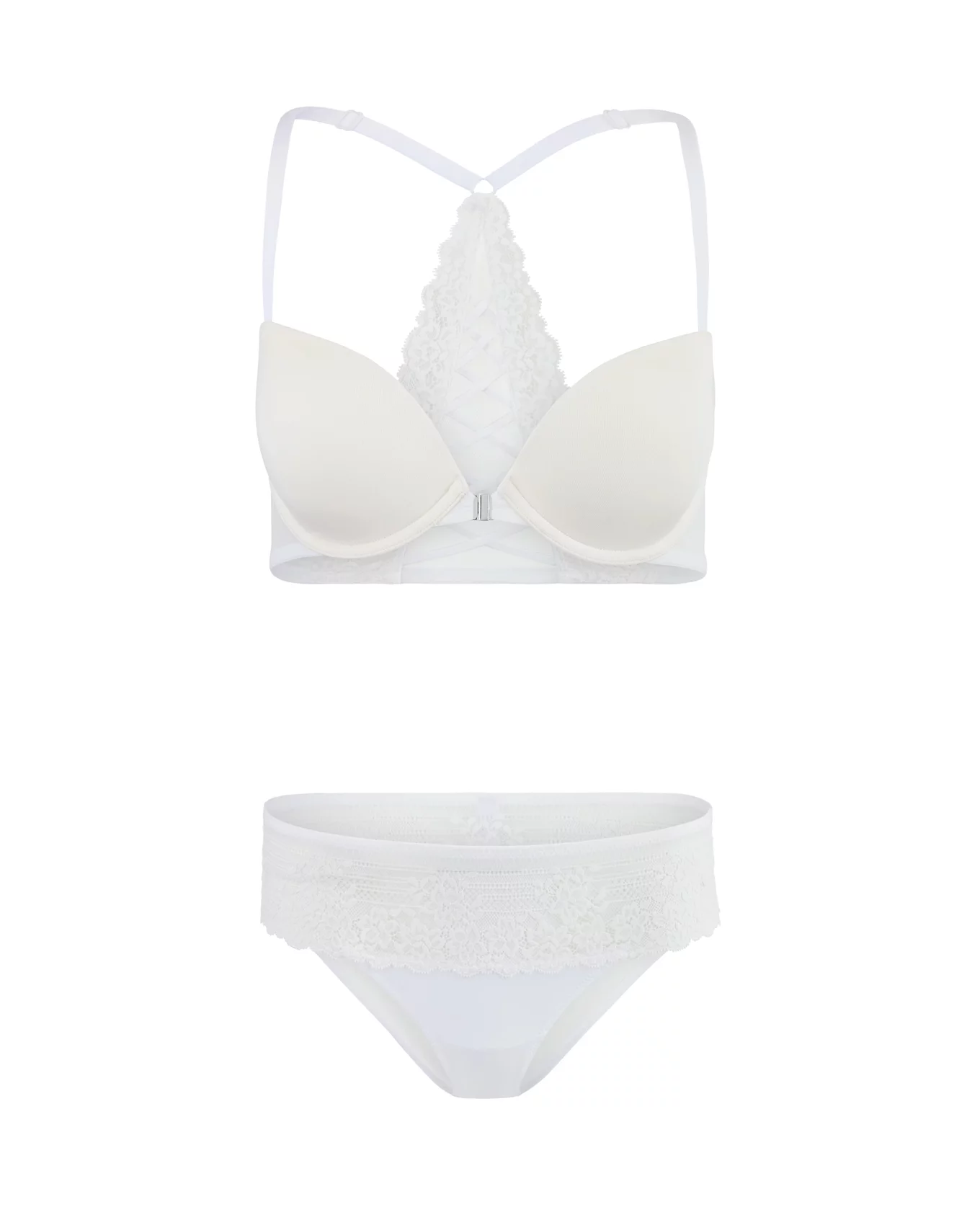 Alara White Plus Contour Demi, 38DD-46DD | Adore Me