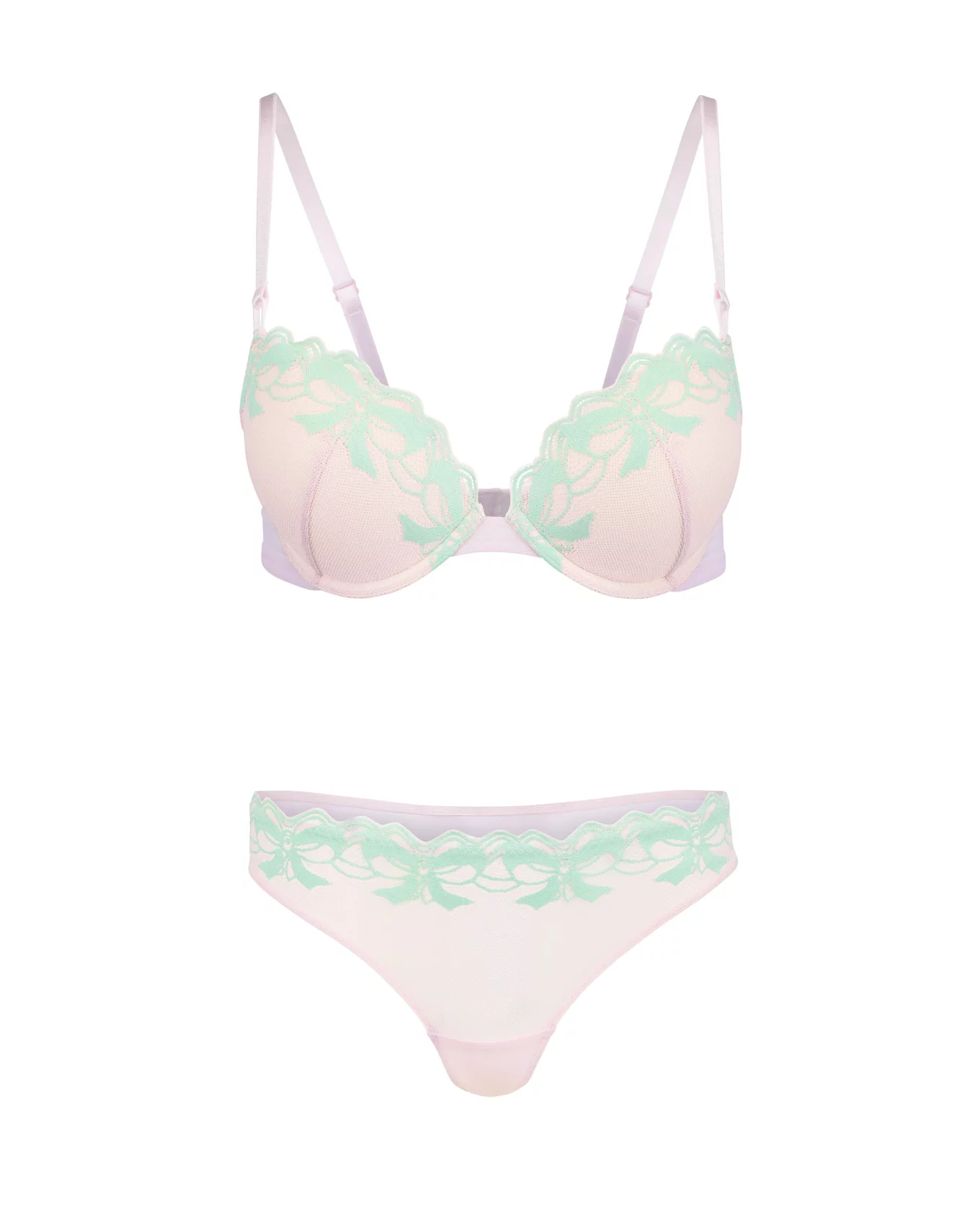 Audrina Light Purple Push Up Plunge, 32A-34D | Adore Me