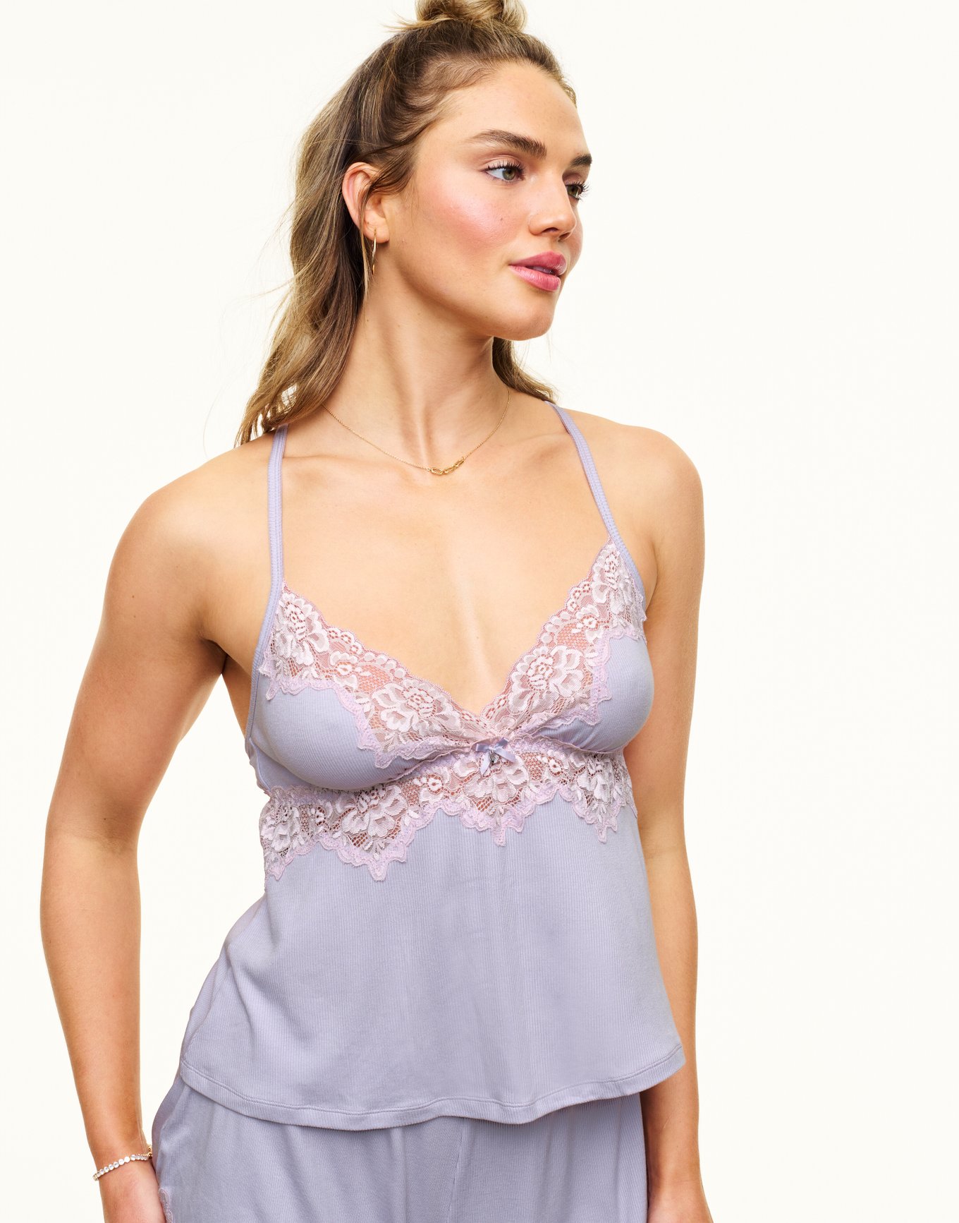 Lora Medium Purple Cami and Short Set | Adore Me