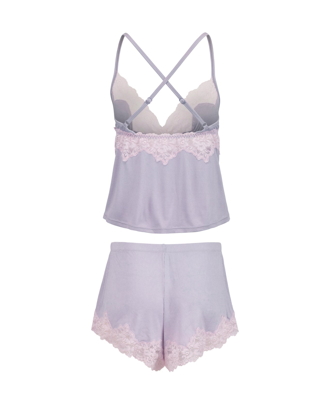 Lora Medium Purple Cami and Short Set | Adore Me