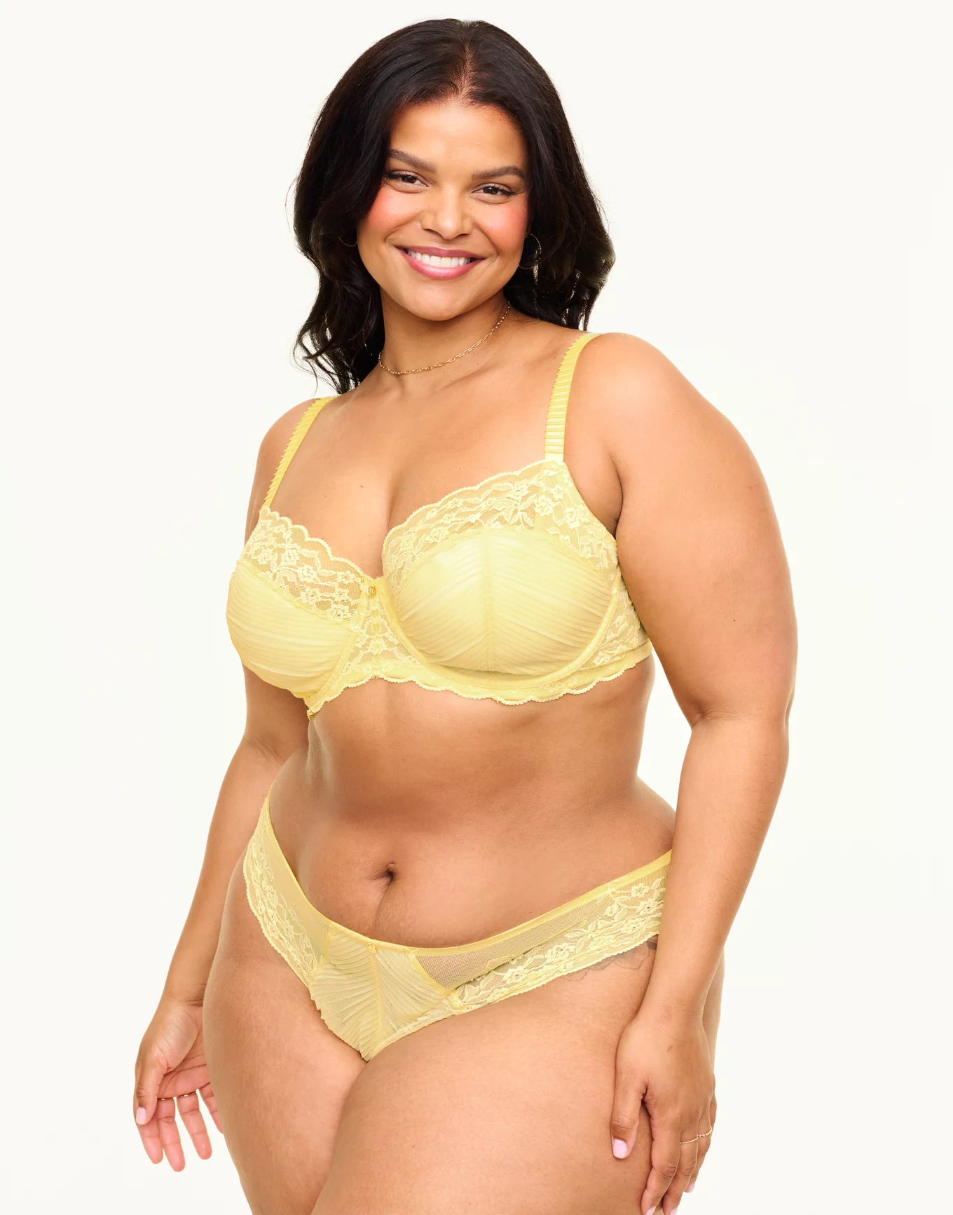 Perla Light Yellow Plus Contour Balconette, 38DD-38DDD | Adore Me