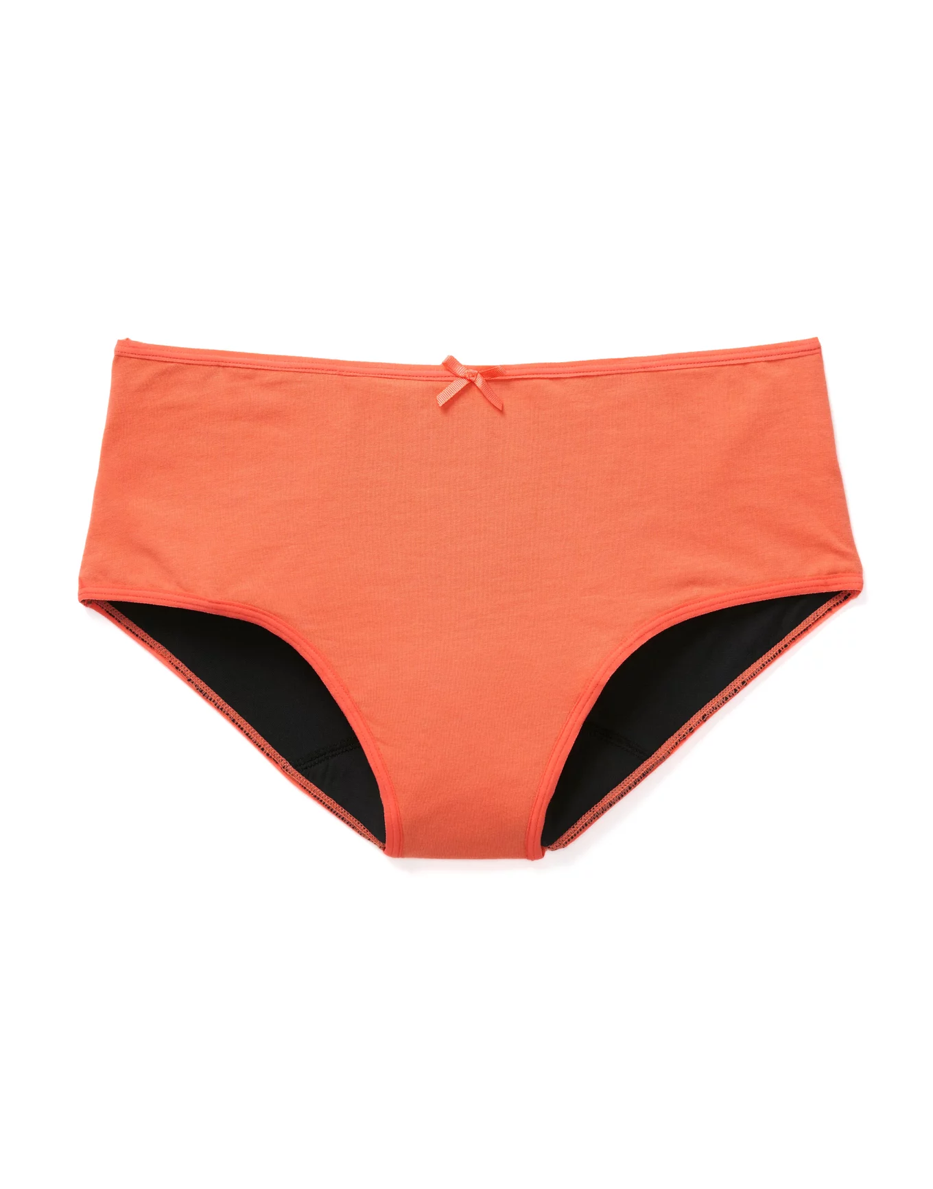 Blake Medium Orange Midi Brief Panty, 9/10-15/16 | Adore Me