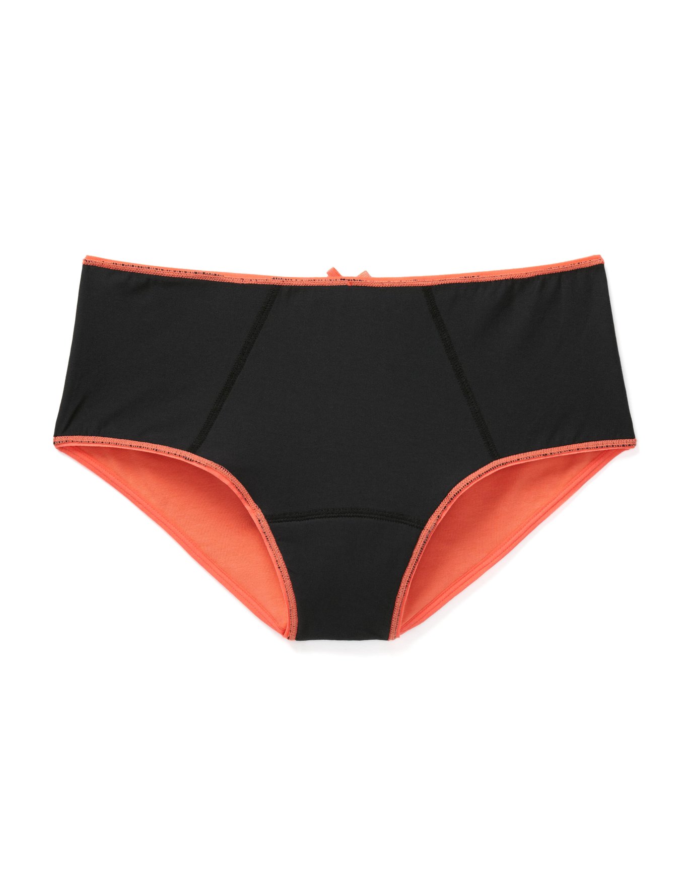 Blake Medium Orange Midi Brief Panty, 9/10-15/16 | Adore Me