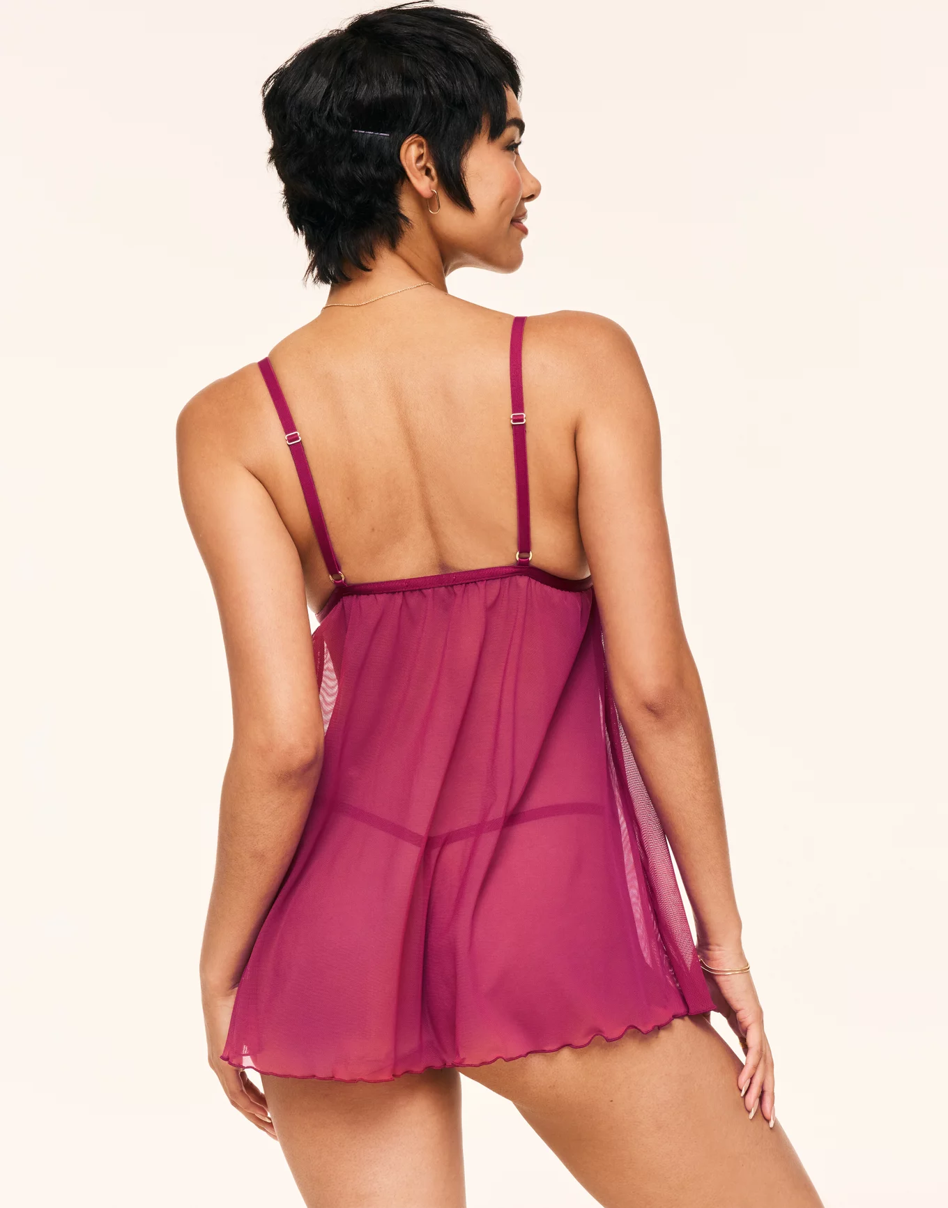 Anatta Floral Red Babydoll, XS-M | Adore Me