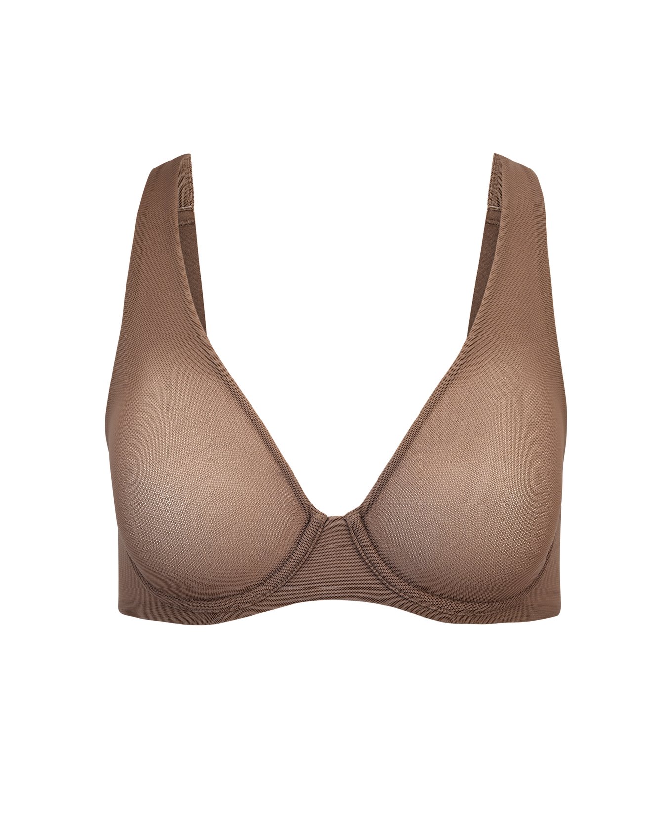 Ivy Medium Beige 2 Plus Unlined Plunge, 38DD-42D | Adore Me