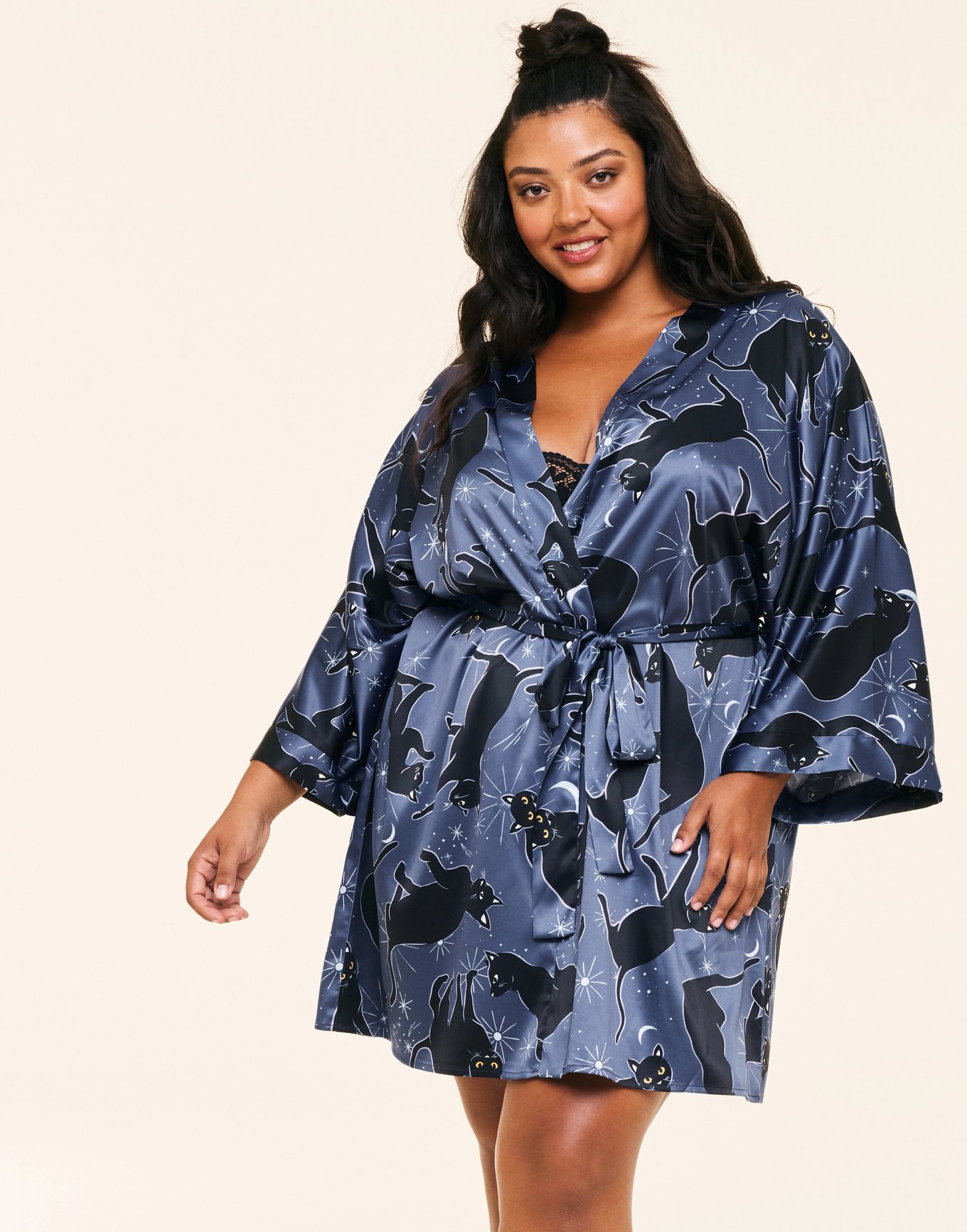 Izabella Convo Blue Robe, XS-4X | Adore Me