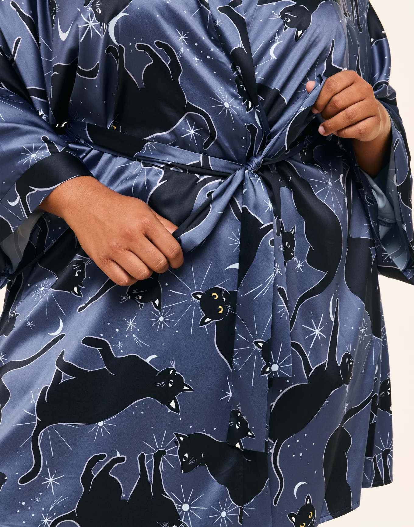 Izabella Convo Blue Robe, XS-4X | Adore Me