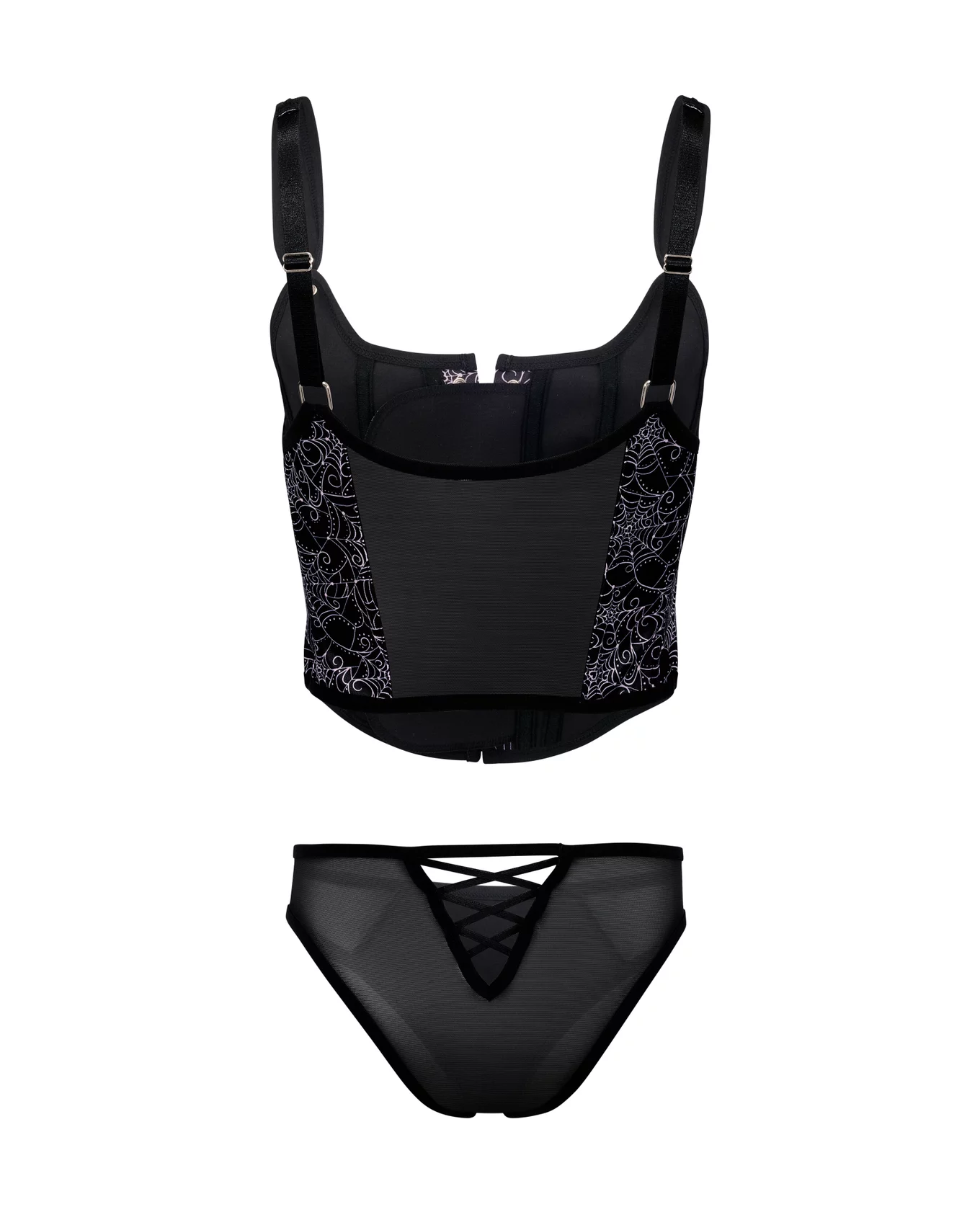 Alex Novelty Black Corset Set, XS-4X | Adore Me