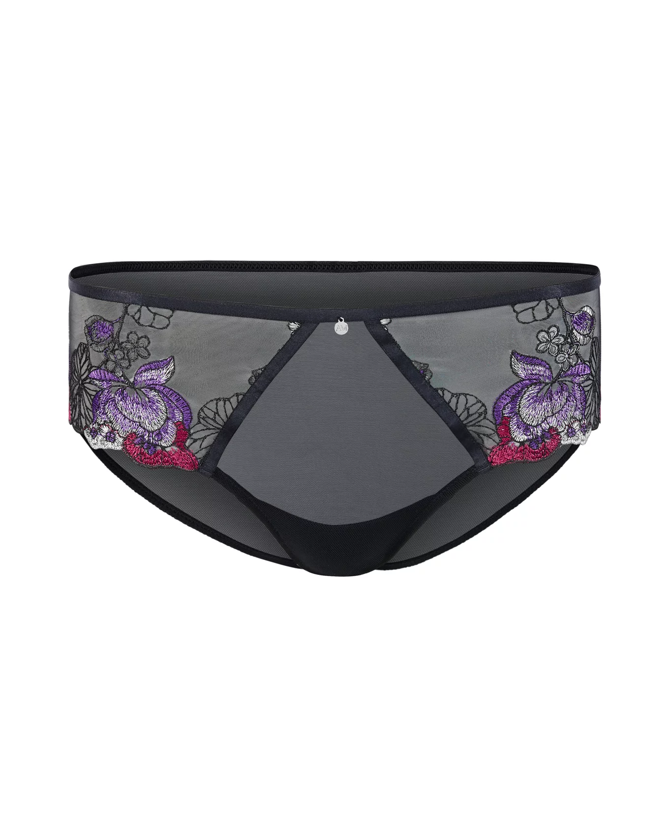 Emilie Floral Purple Hipster Panty, XS-4X | Adore Me