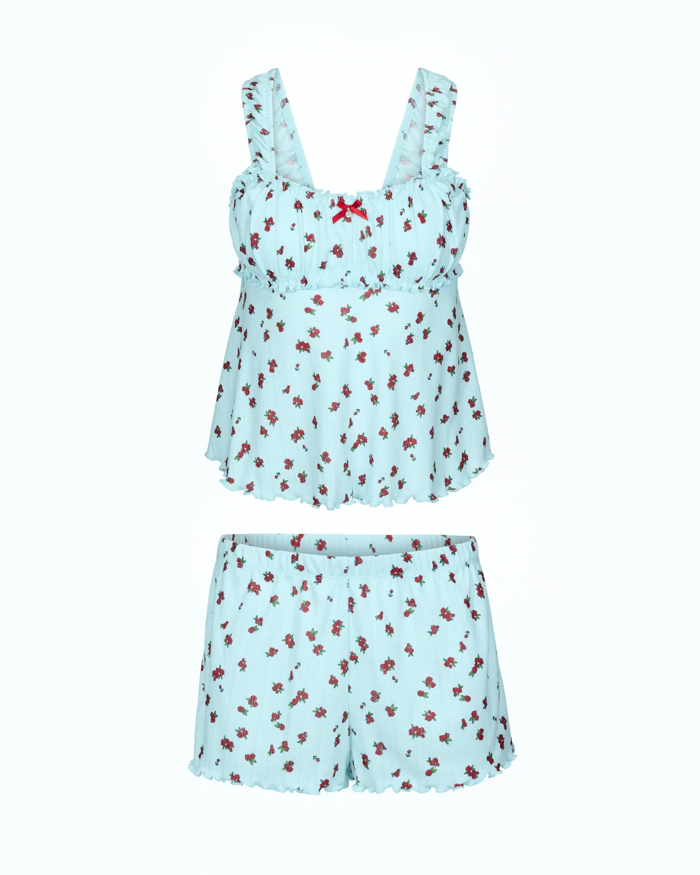 Leanore Floral Blue PJ Set, XS-4X | Adore Me