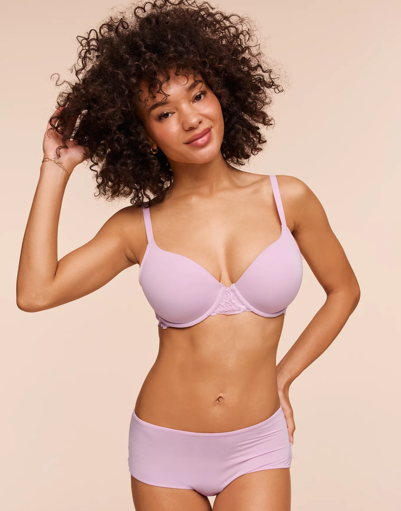 Teagan Medium Purple Full Coverage Contour, 32B-36DD | Adore Me