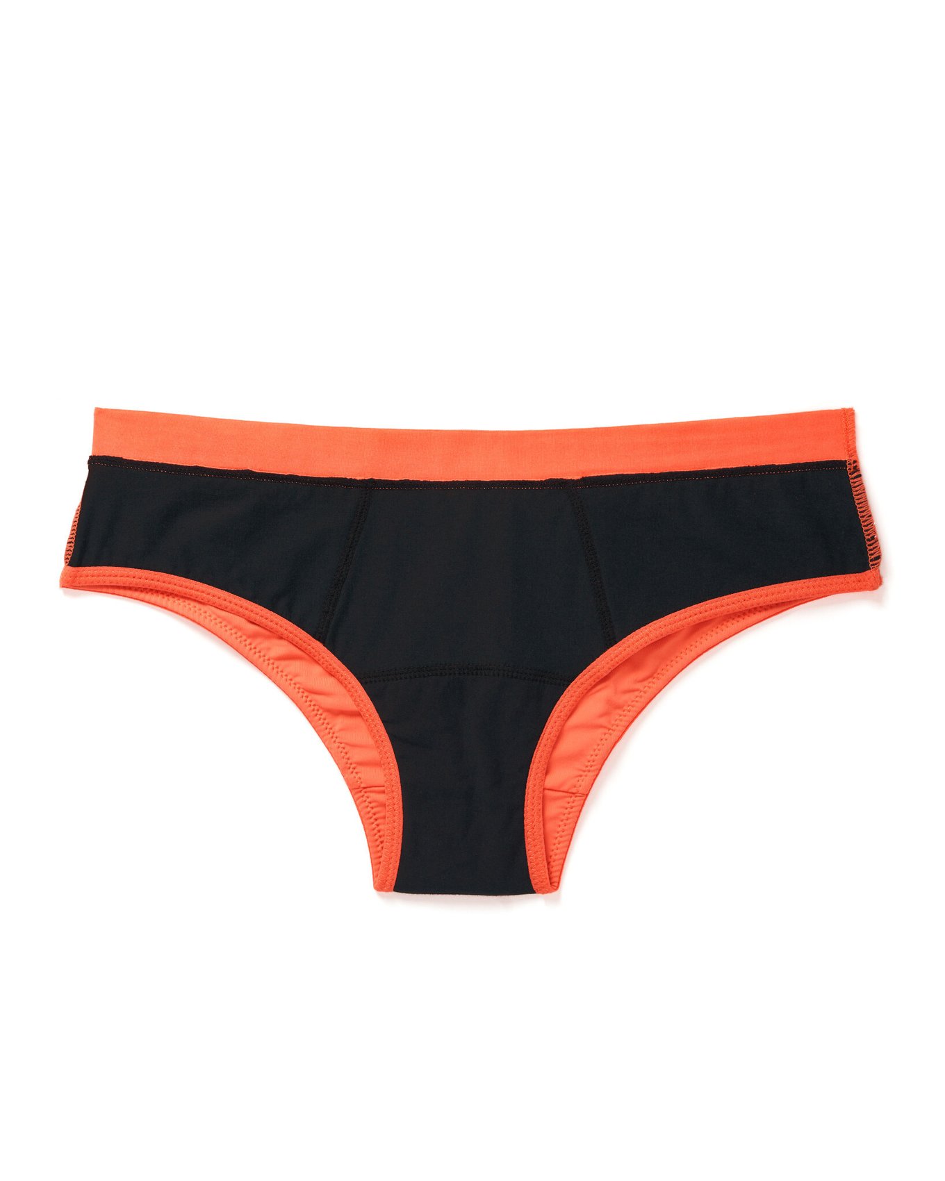 Cindy Cheeky Medium Orange Period Panties, XS-M | Adore Me