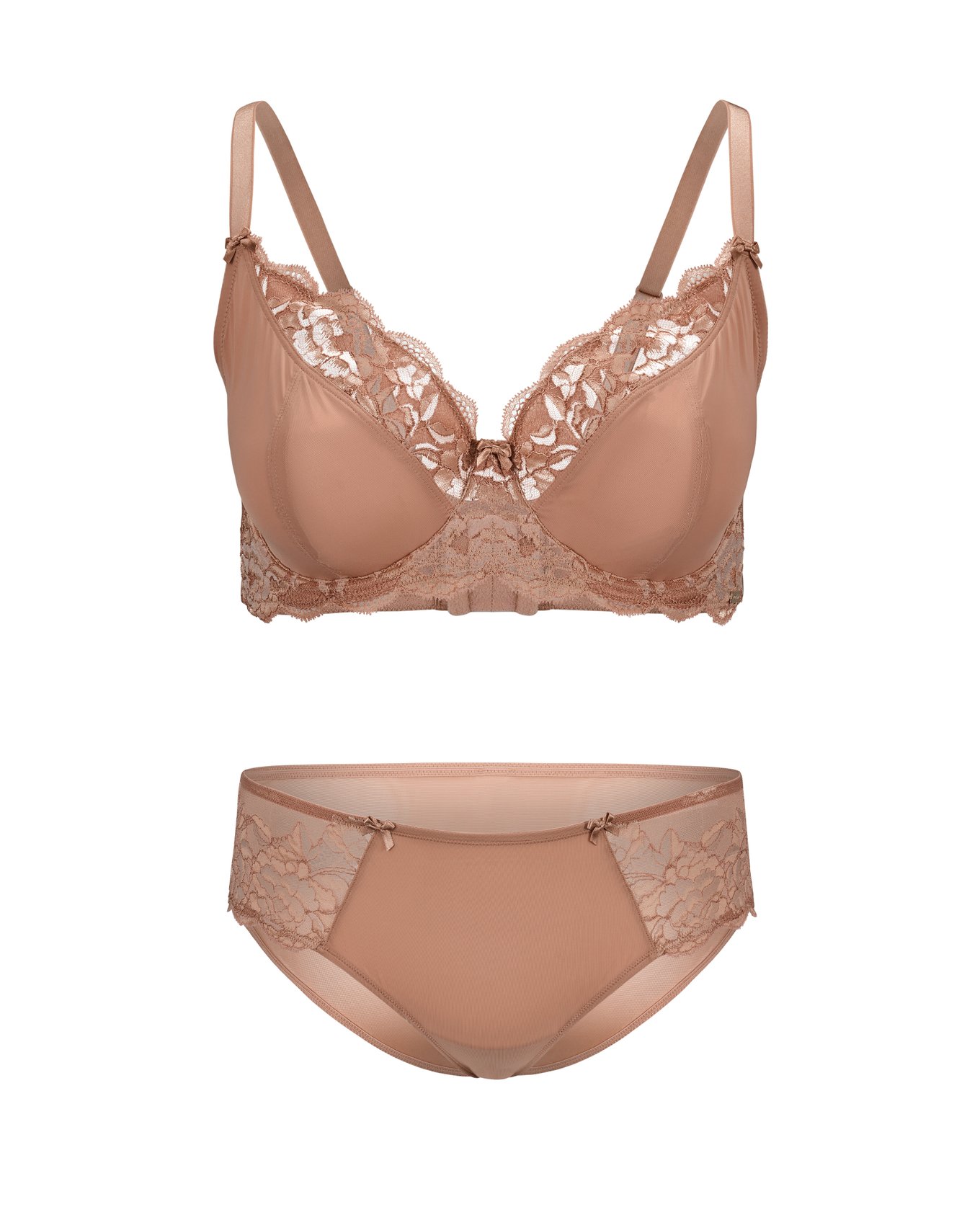 Vicky Medium Beige 2 Unlined Full Coverage | Adore Me